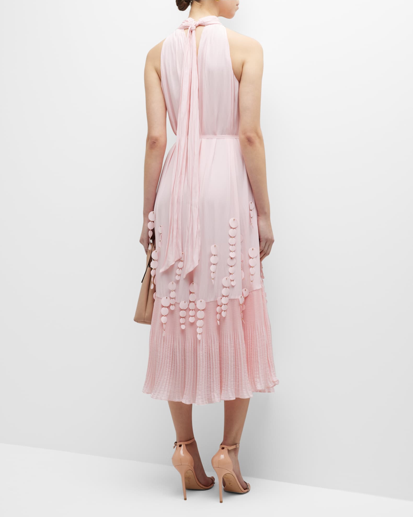 Ramy Brook Vania Halter Midi Dress Neiman Marcus