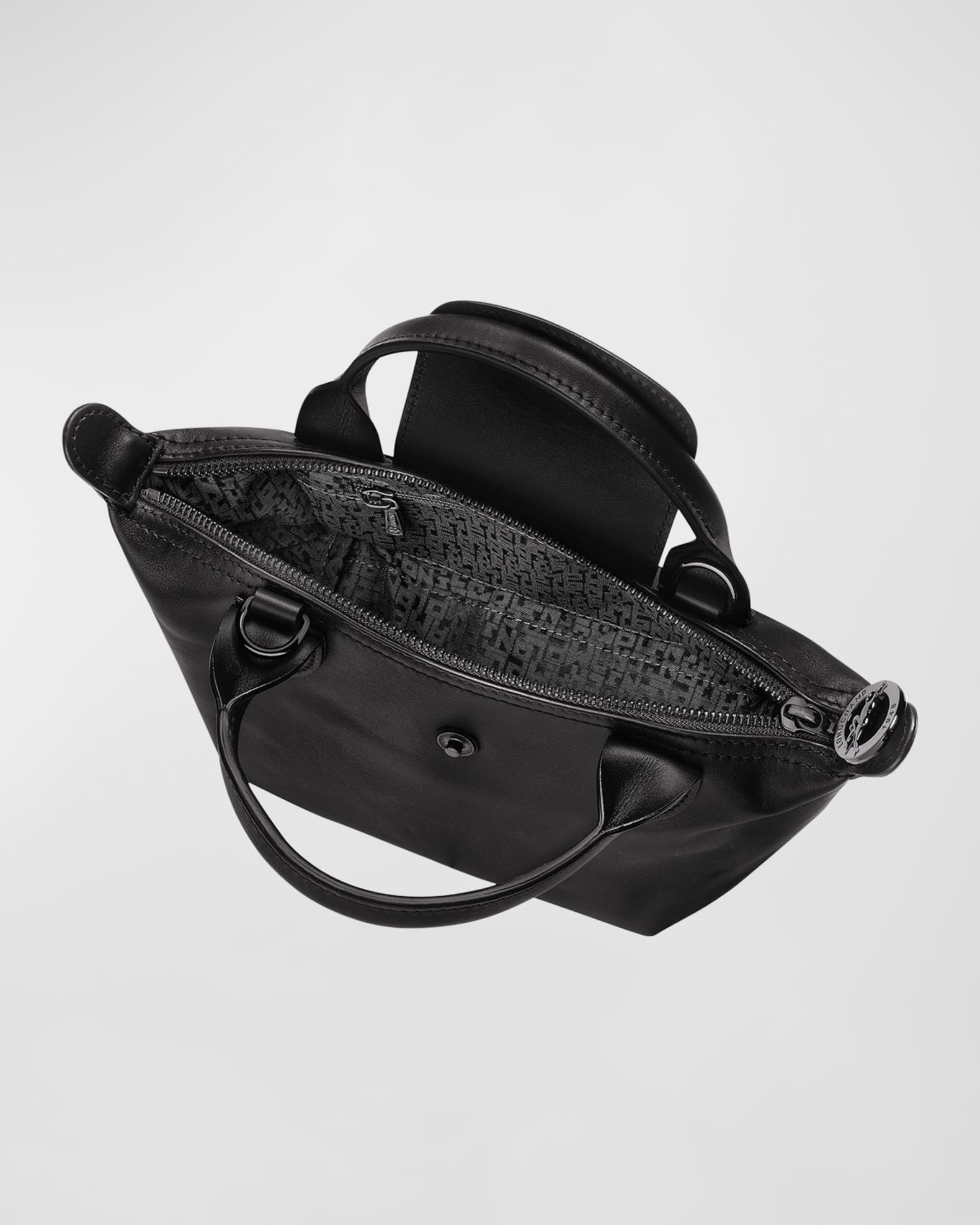 Longchamp Le Pliage Cuir XS Leather Top-Handle Bag | Neiman Marcus