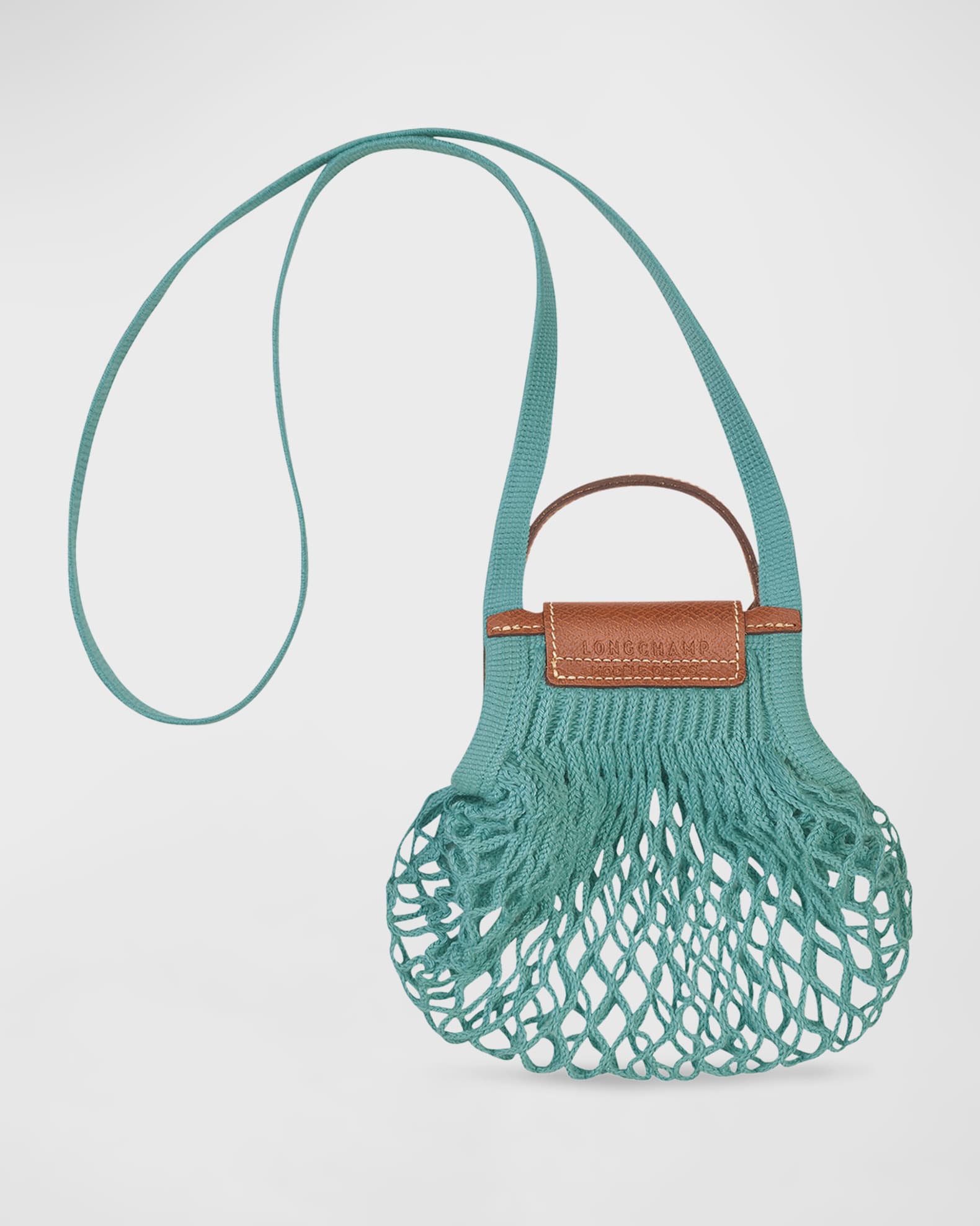 Longchamp Le Pliage Filet XS Knit Crossbody Bag | Neiman Marcus