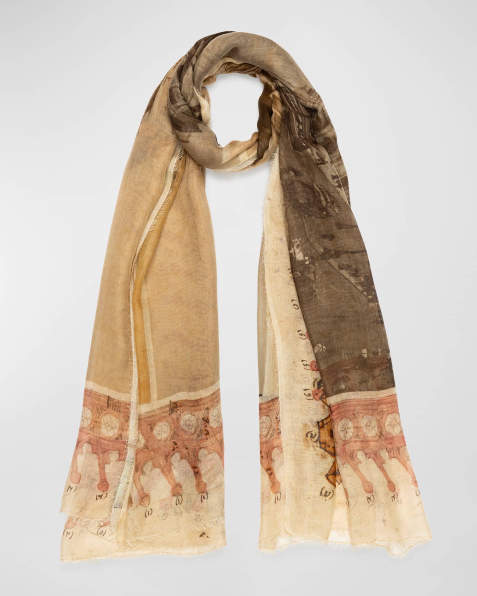 Faliero Sarti X Duomo Modal-Silk Scarf | Neiman Marcus