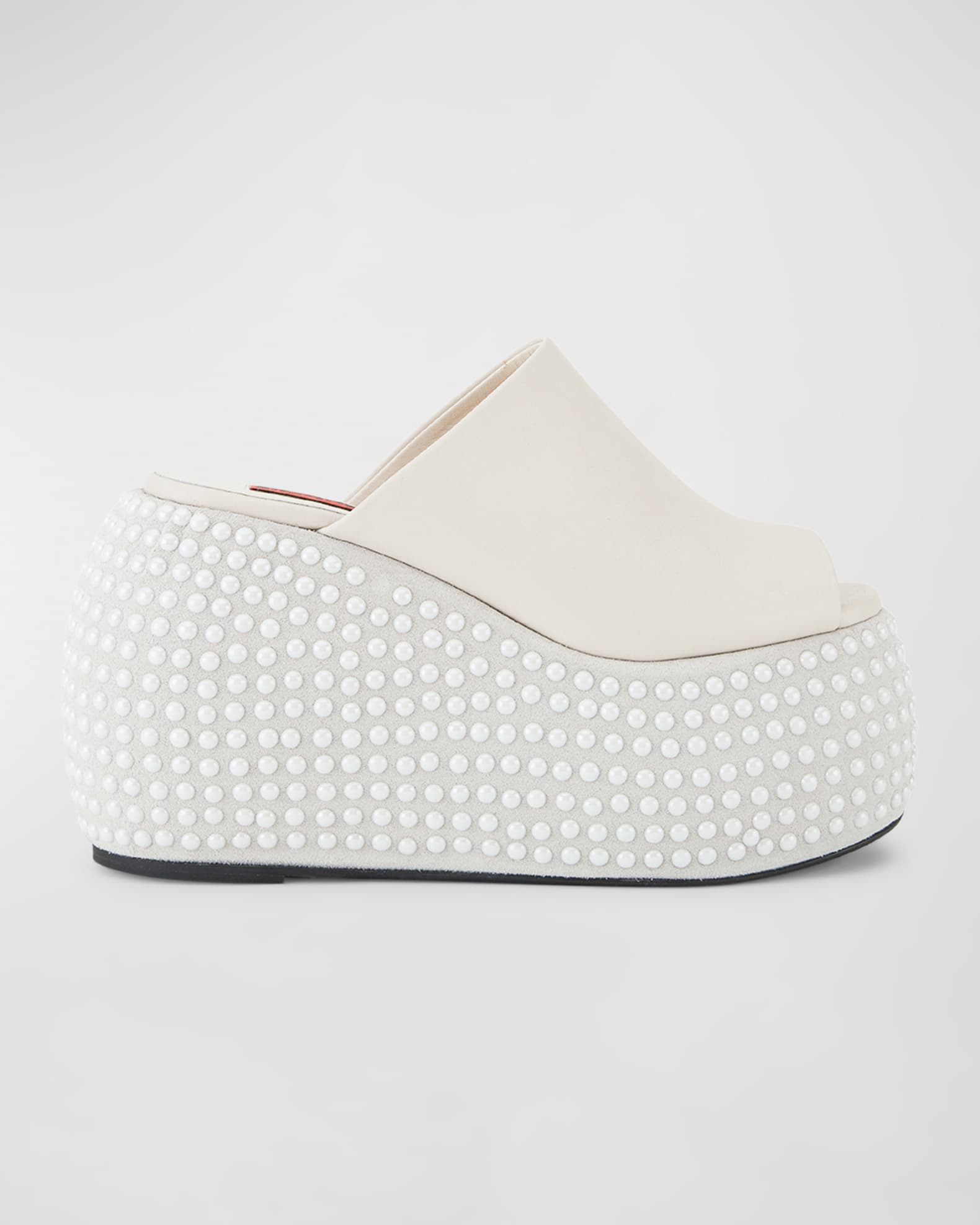 SIMONMILLER Bubble Beaded Wedge Platform Sandals | Neiman Marcus