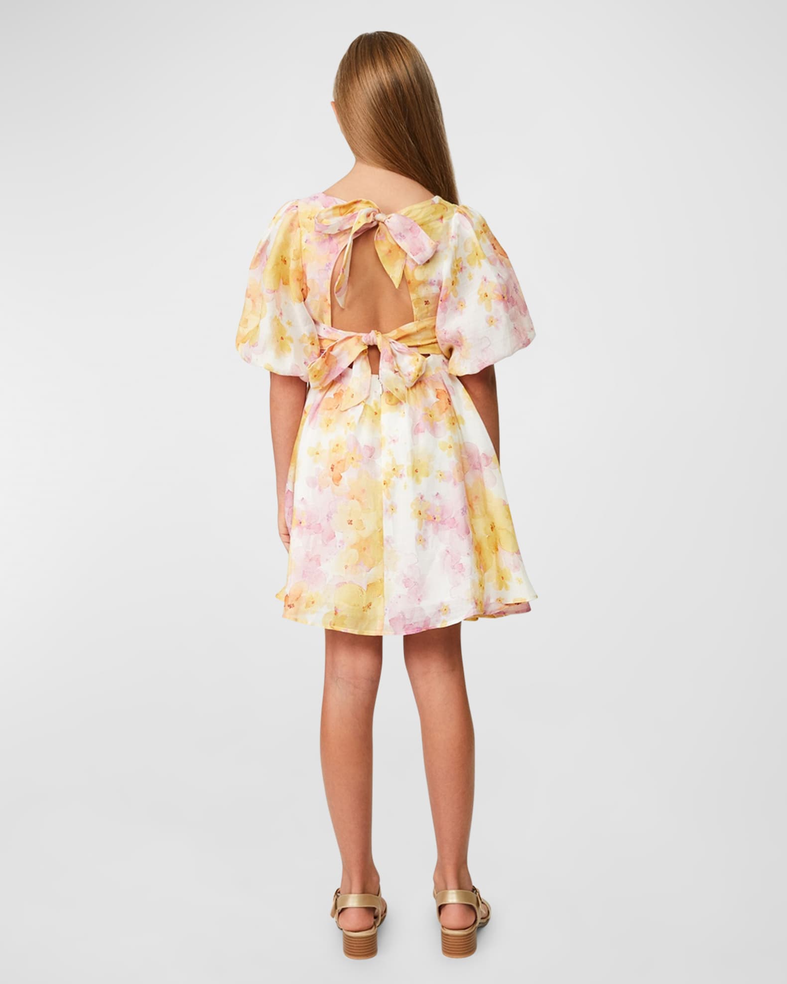 Bardot Junior Girl's Zanthi Open Back Floral-Print Dress, Size 8-14 ...