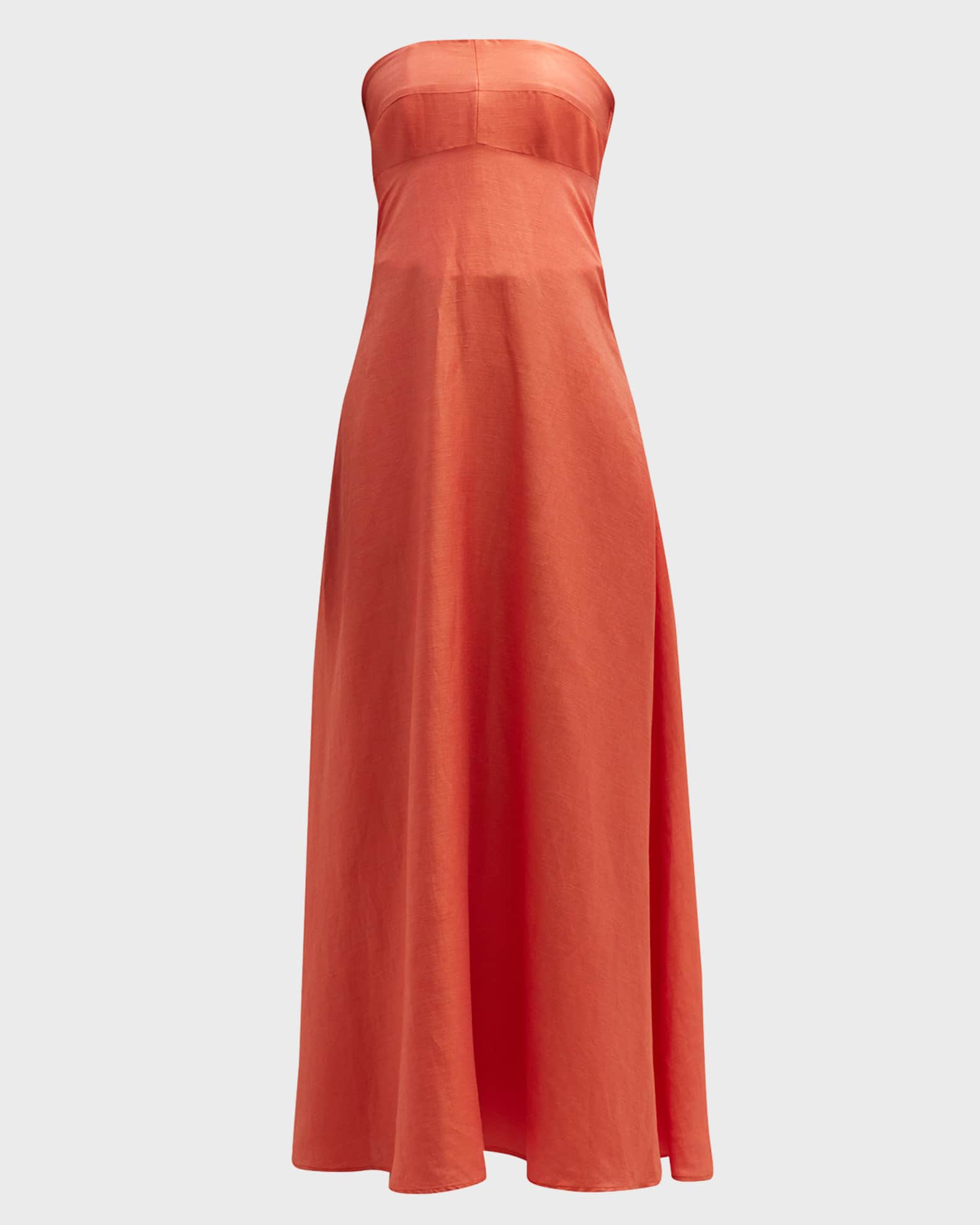 BONDI BORN Montenegro Strapless Empire Maxi Dress | Neiman Marcus