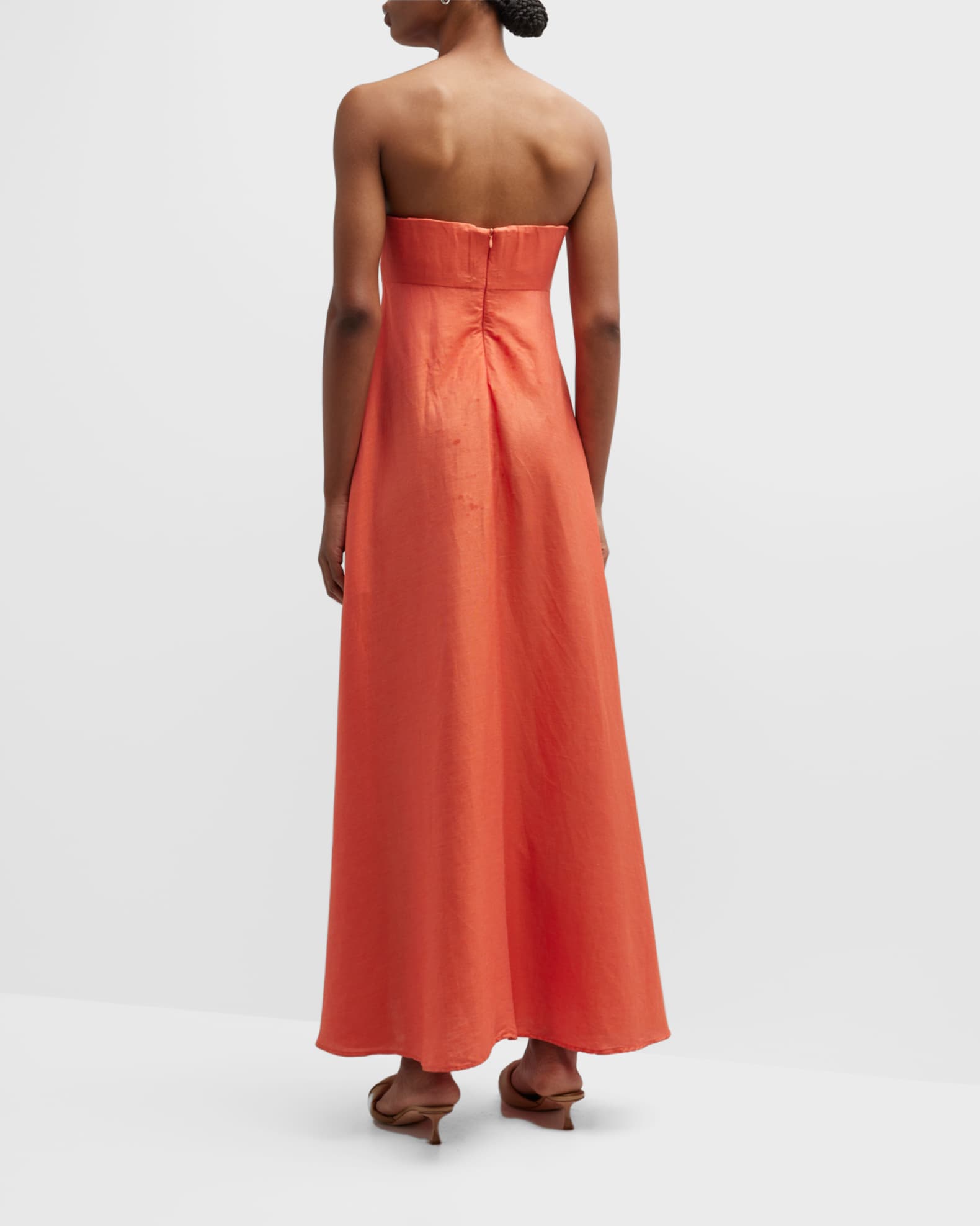 BONDI BORN Montenegro Strapless Empire Maxi Dress | Neiman Marcus