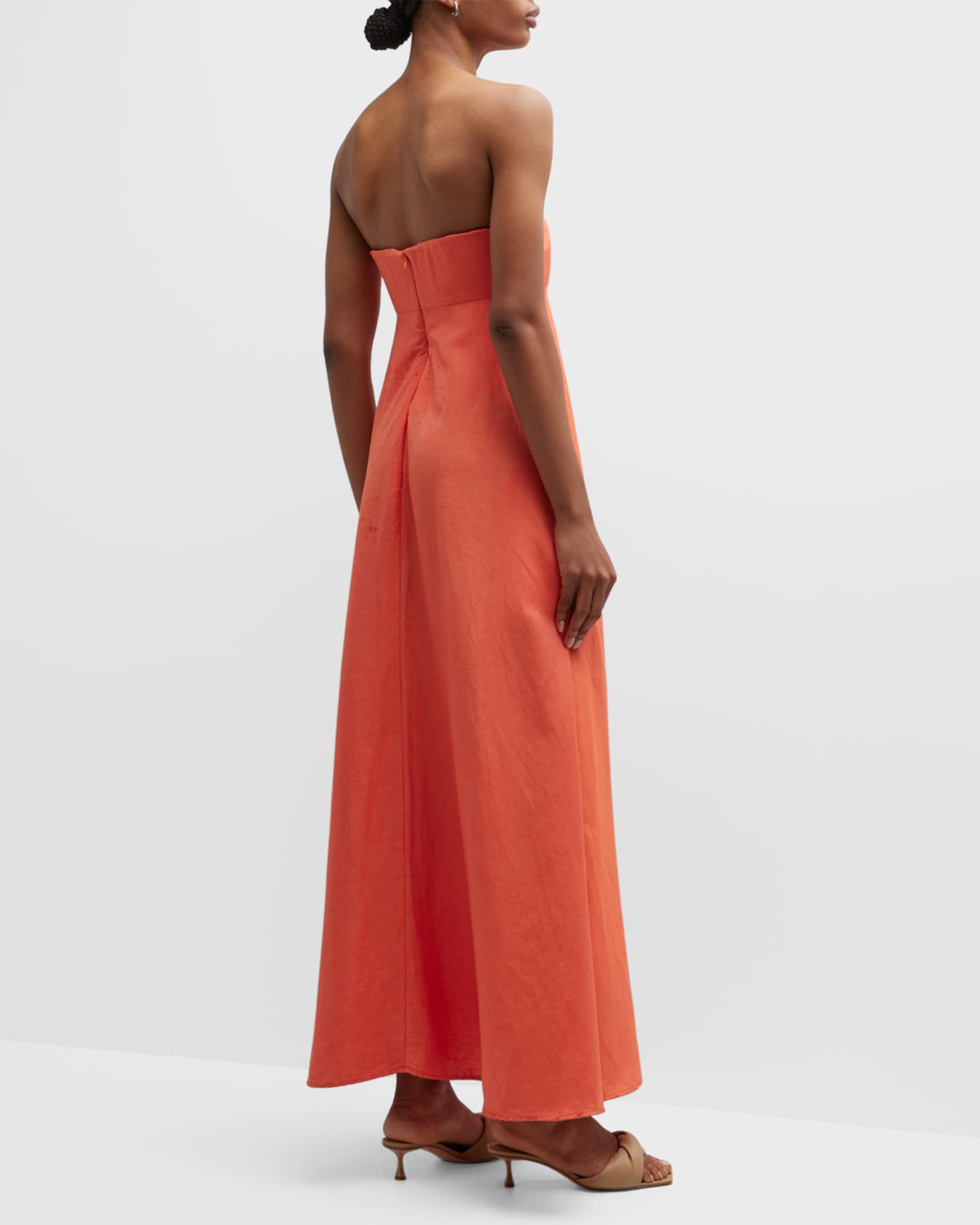 BONDI BORN Montenegro Strapless Empire Maxi Dress | Neiman Marcus