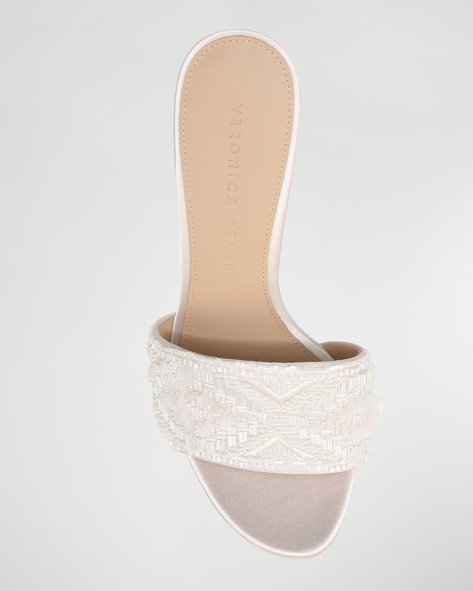 Veronica Beard Braxton Beaded Mule Sandals | Neiman Marcus