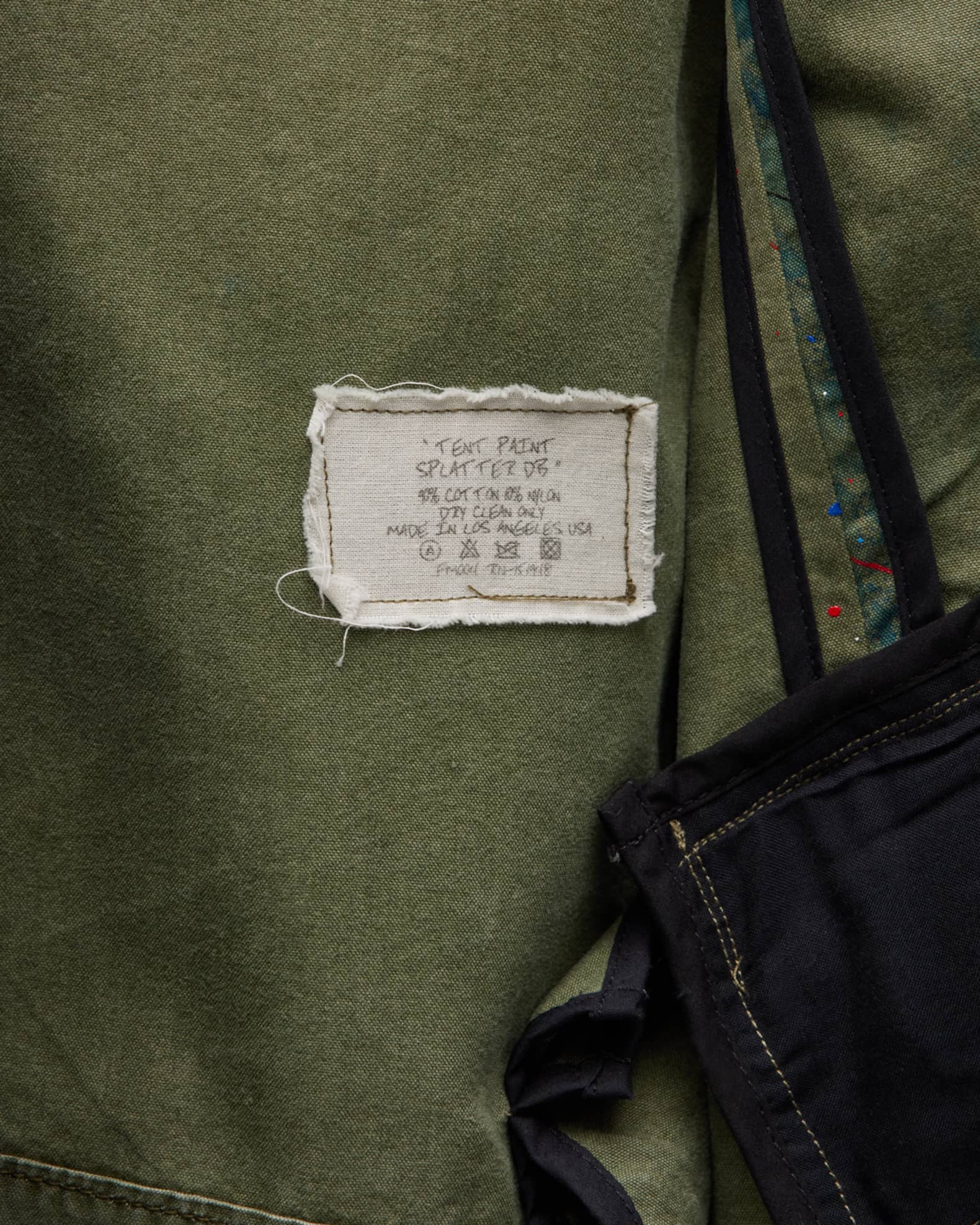 Greg Lauren Men's Tent Paint Splatter Tuxedo Jacket | Neiman Marcus