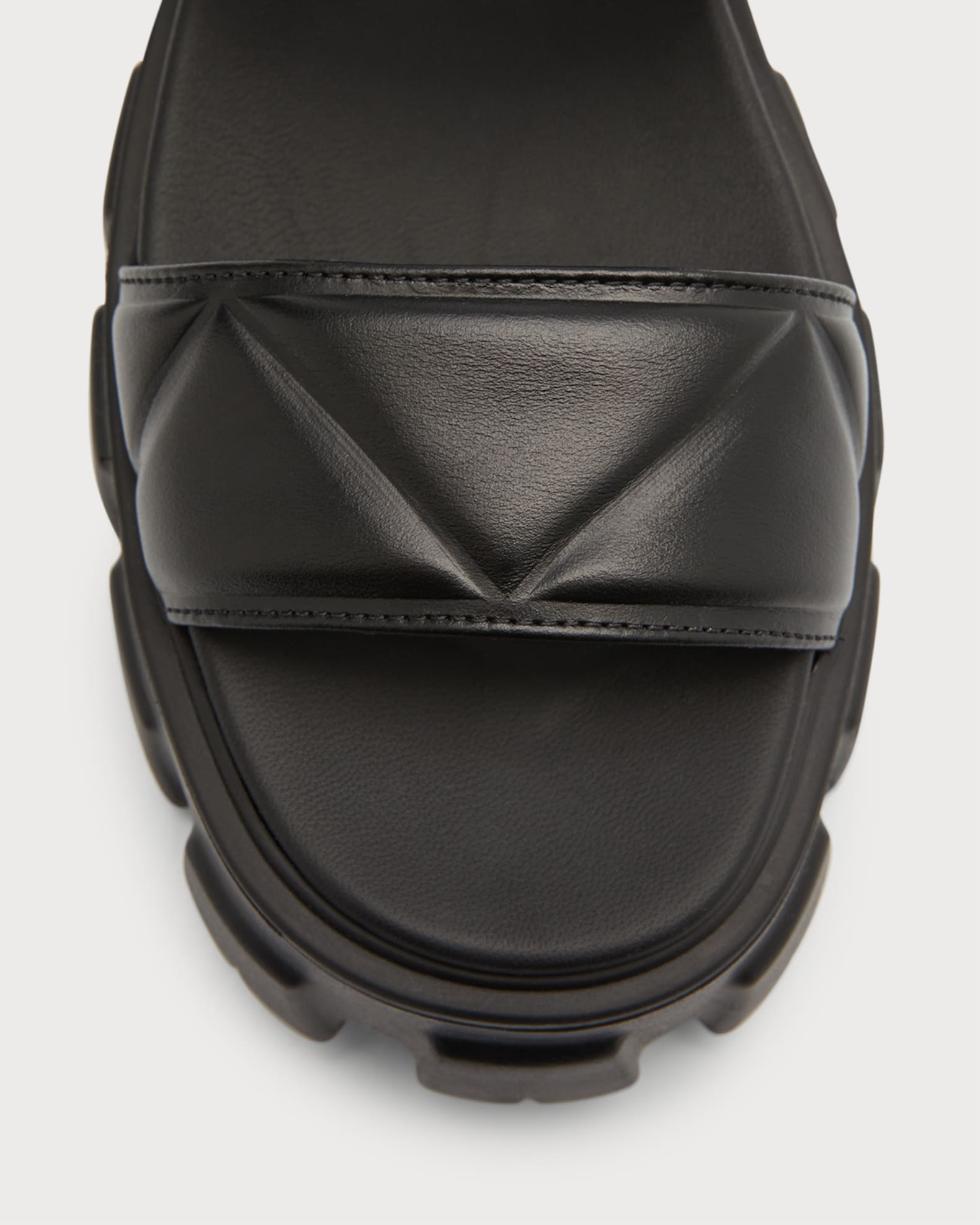 Prada Quilted Leather Platform Sandals | Neiman Marcus