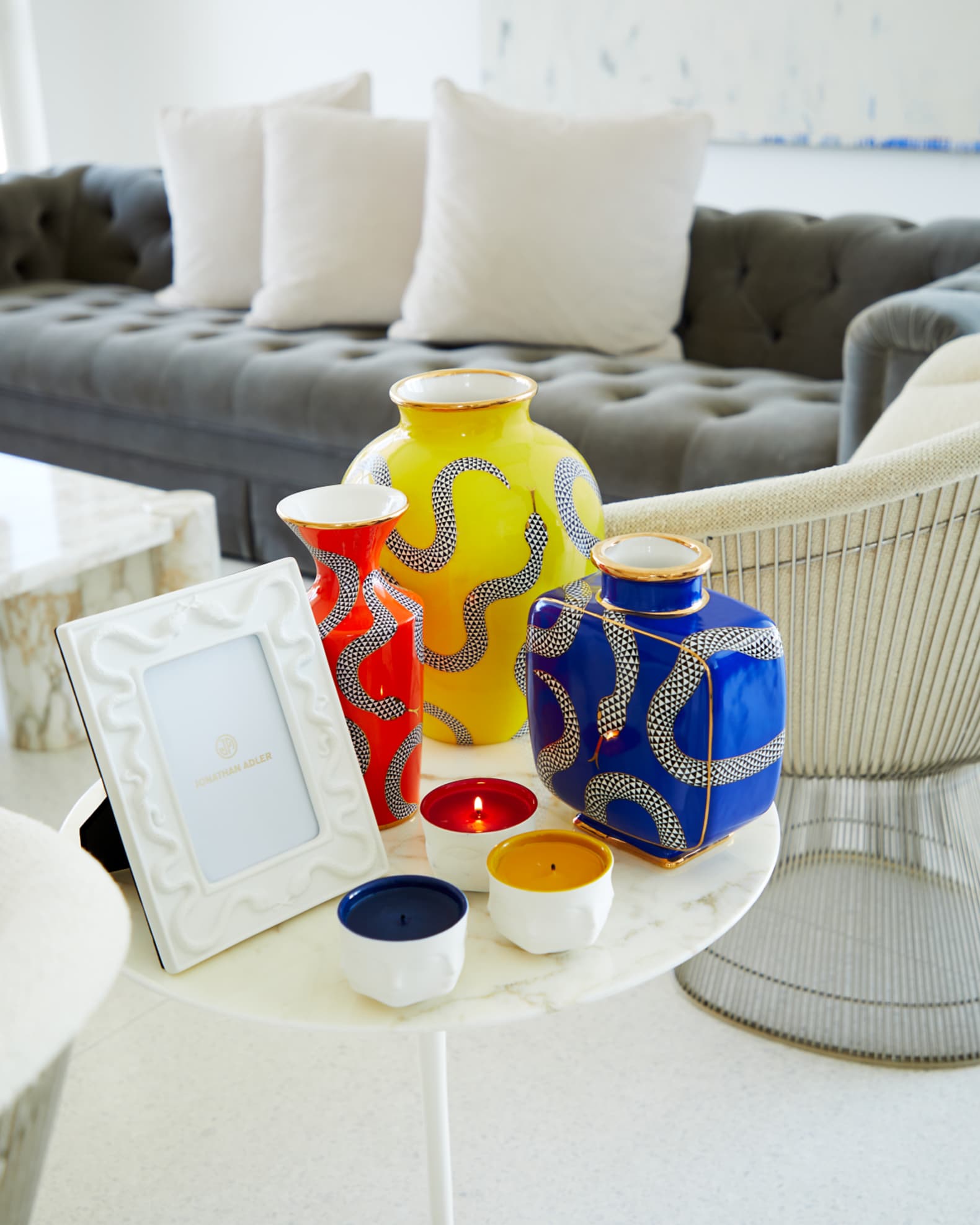 Jonathan Adler Muse Couleur Votive Candles, Set of 3 | Neiman Marcus