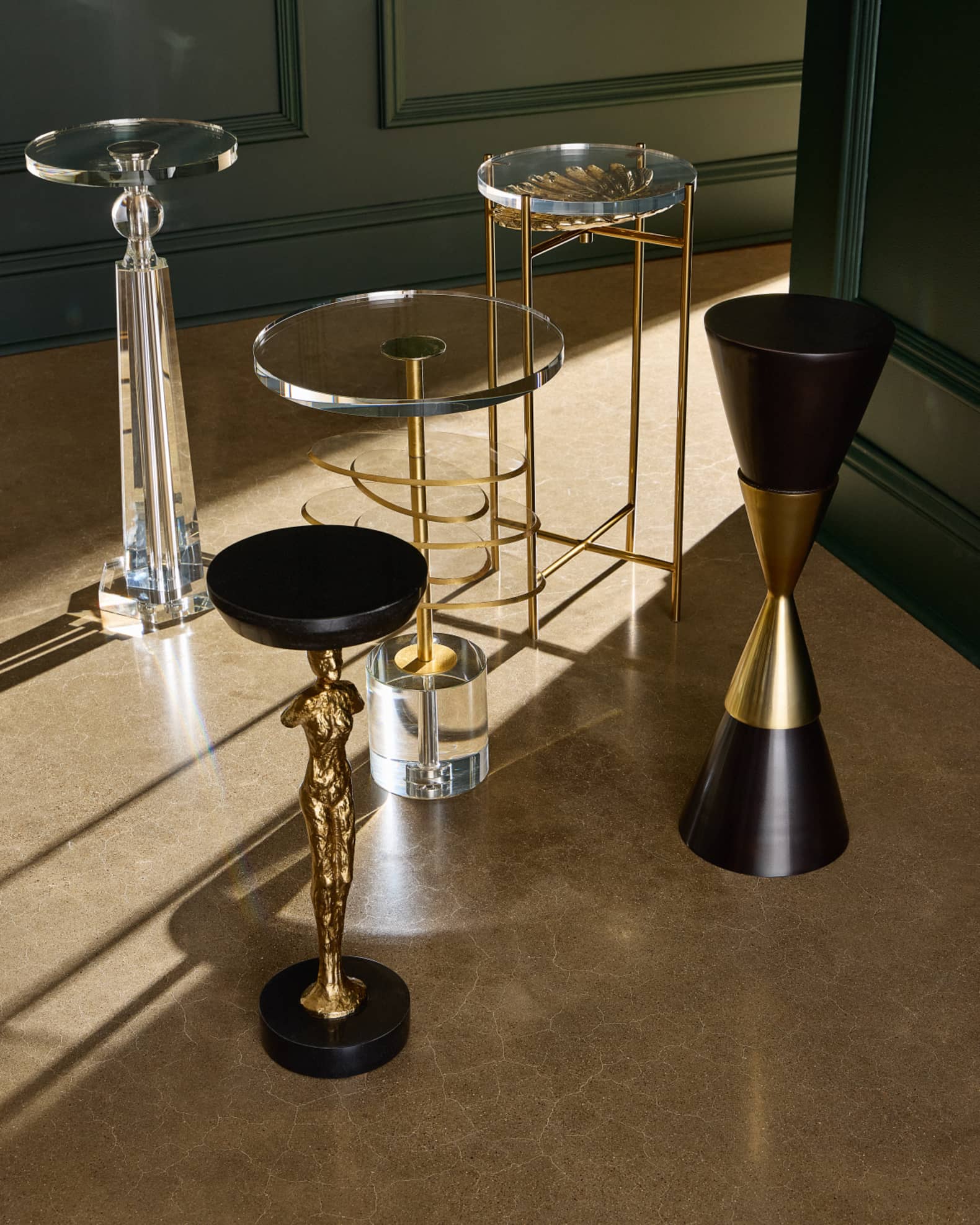 John-Richard Collection Statuesque Martini Table | Neiman Marcus