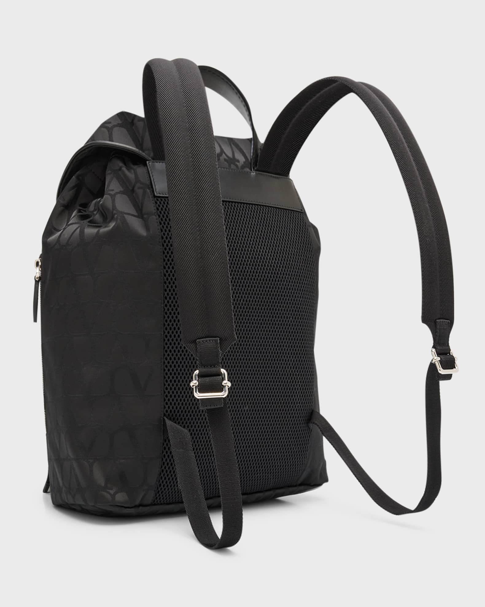 Valentino Garavani Men's Toile Iconographe Backpack | Neiman Marcus