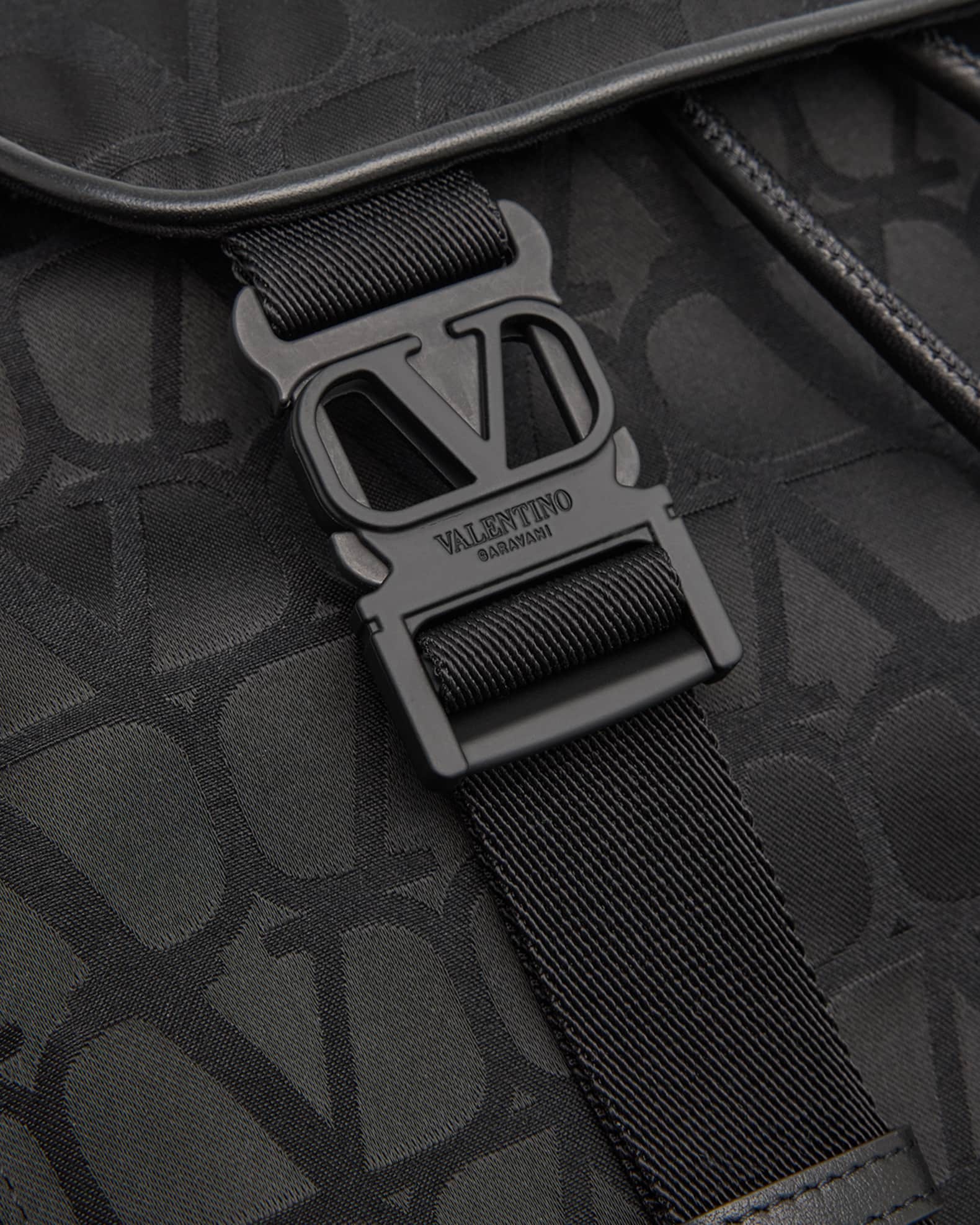 Valentino Garavani Men's Toile Iconographe Backpack | Neiman Marcus