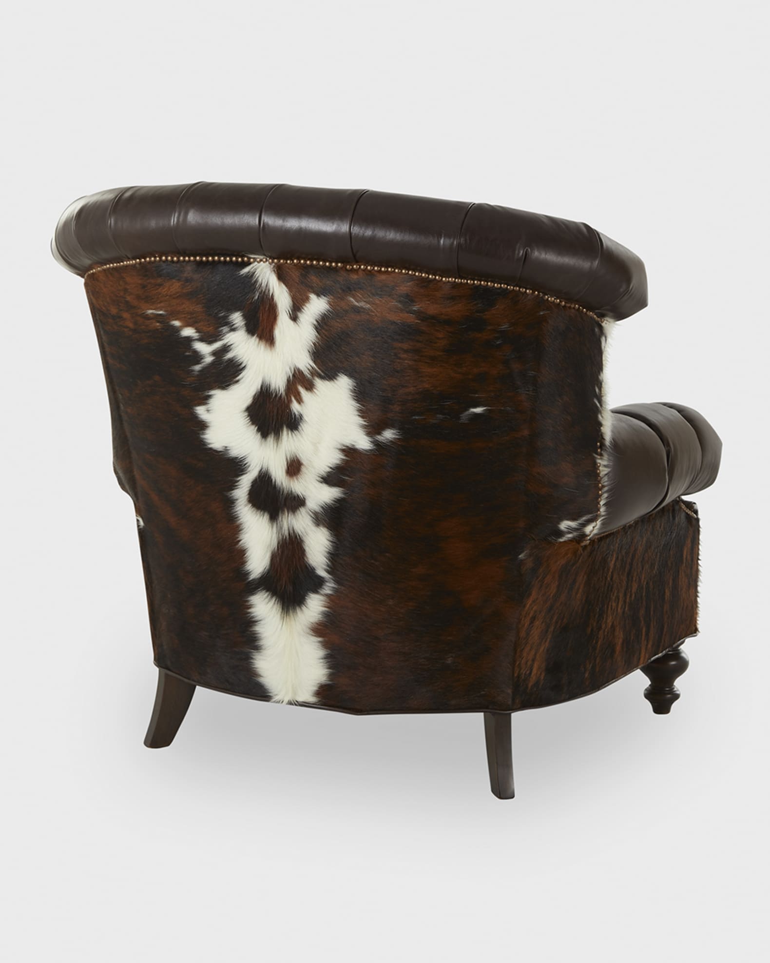 Old Hickory Tannery Freyja Leather & Hide Chair | Neiman Marcus