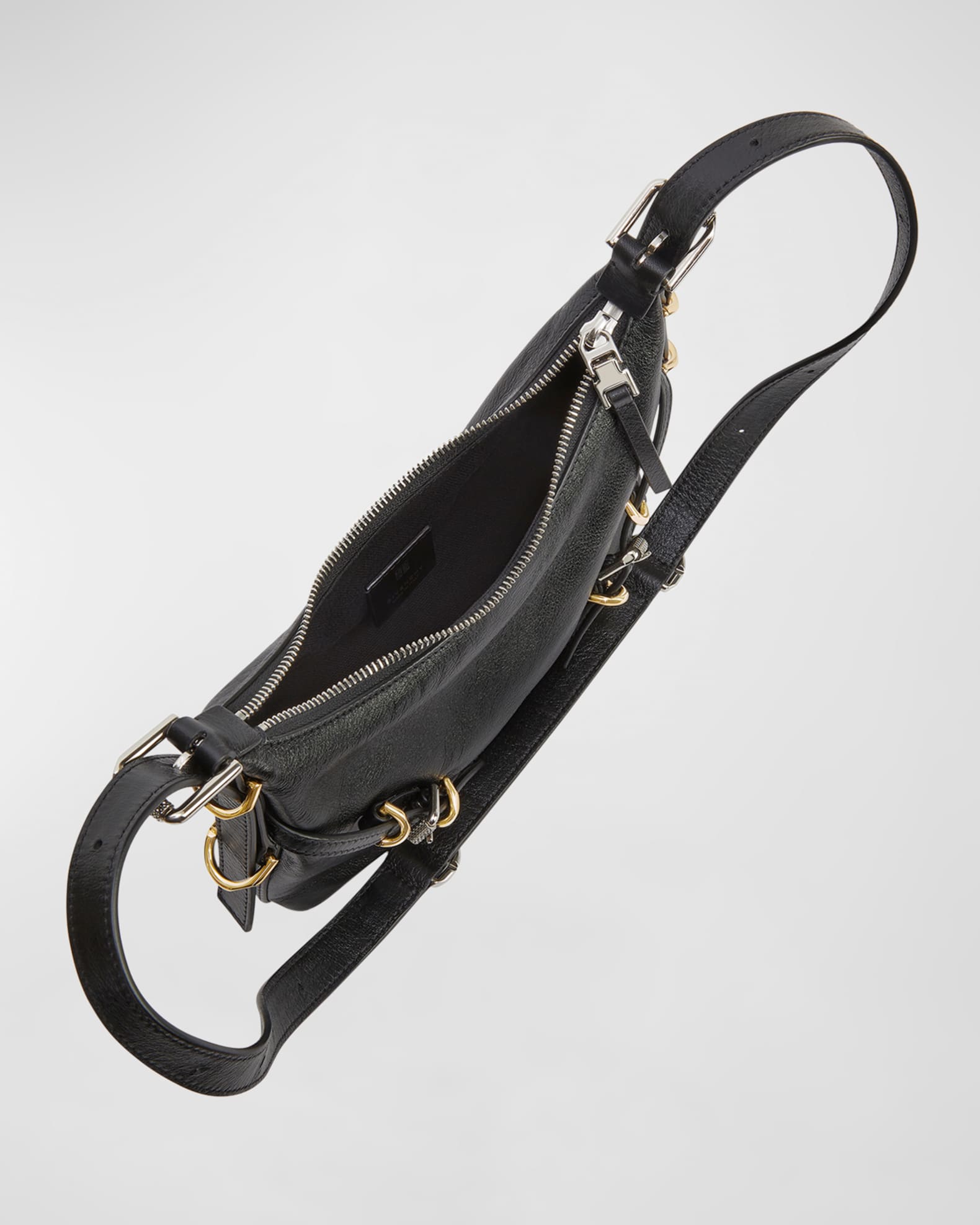 Givenchy Voyou Mini Shoulder Bag in Tumbled Leather | Neiman Marcus