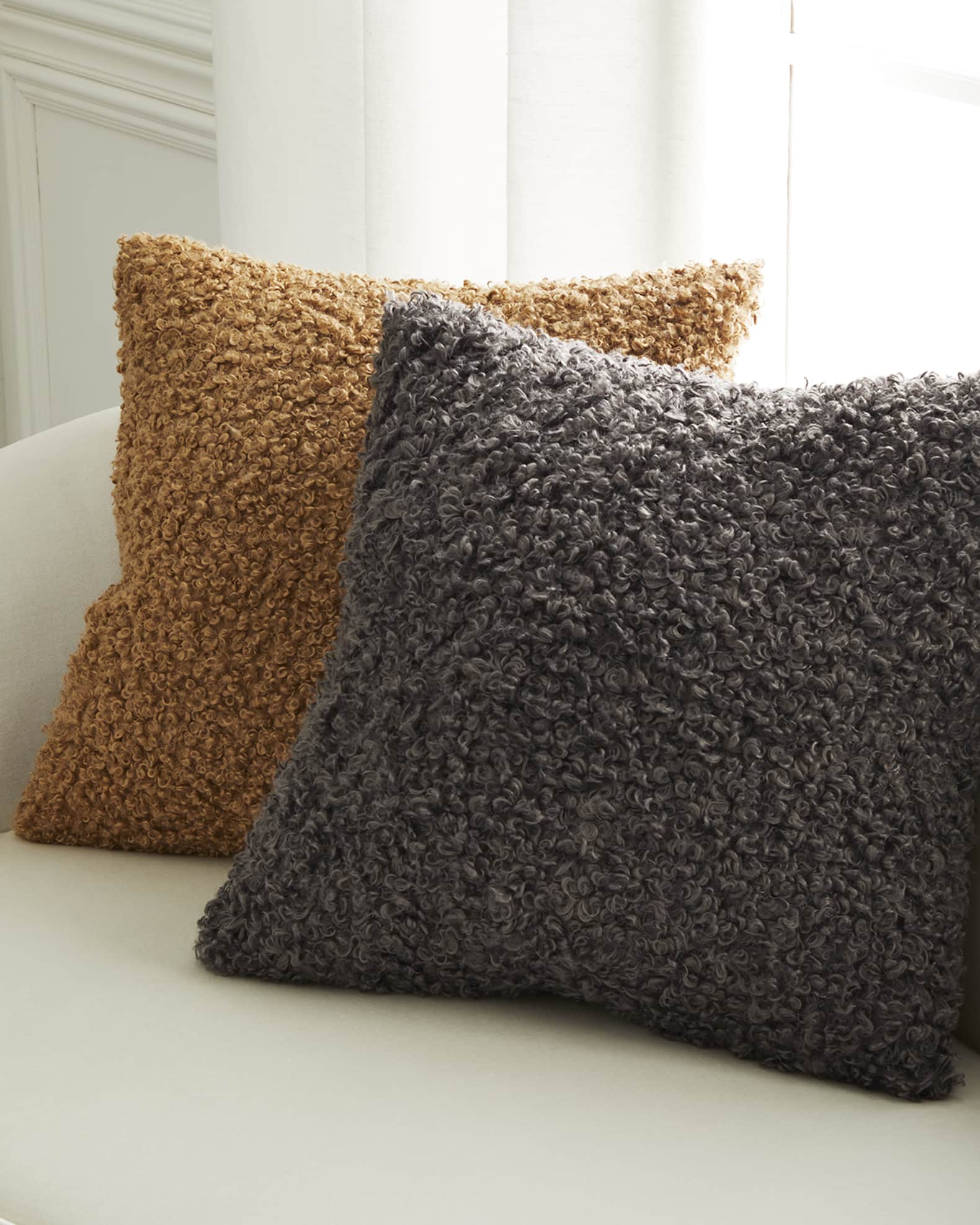 D.V. KAP Home Lambsy Pillow | Neiman Marcus
