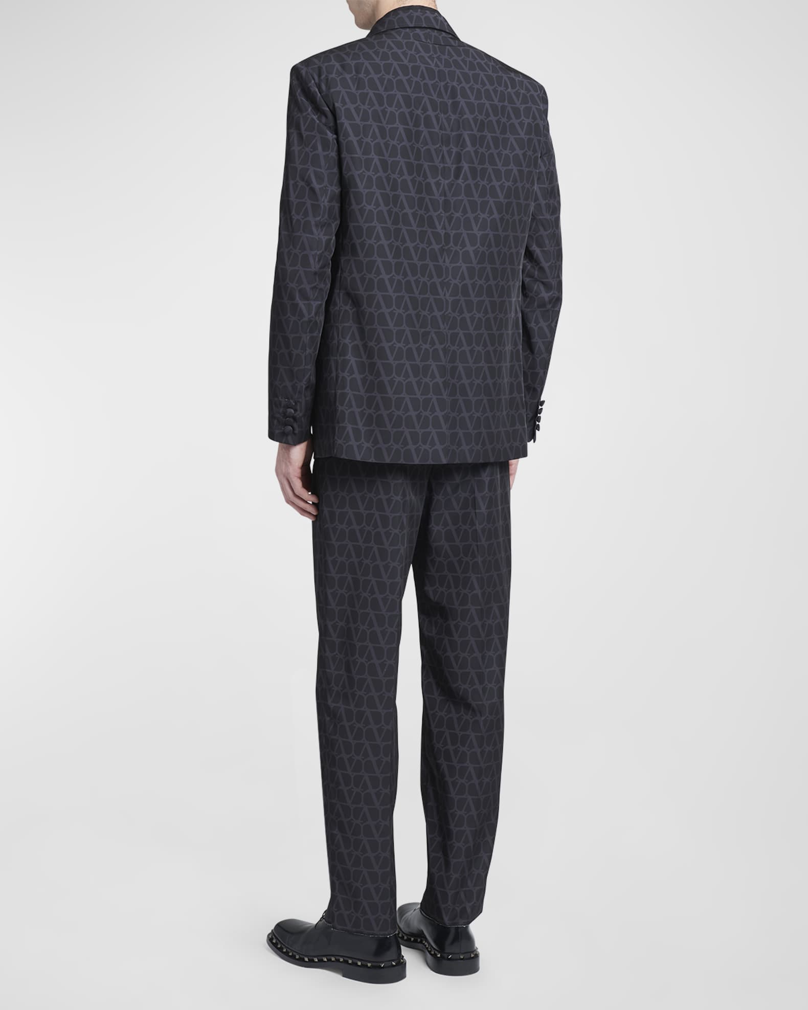 Valentino Garavani Men's VLogo Toile Pants | Neiman Marcus