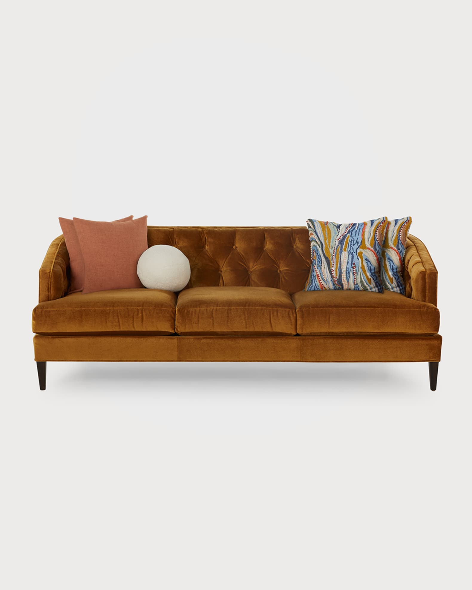 Massoud Alma Tufted Back Sofa, 88" | Neiman Marcus