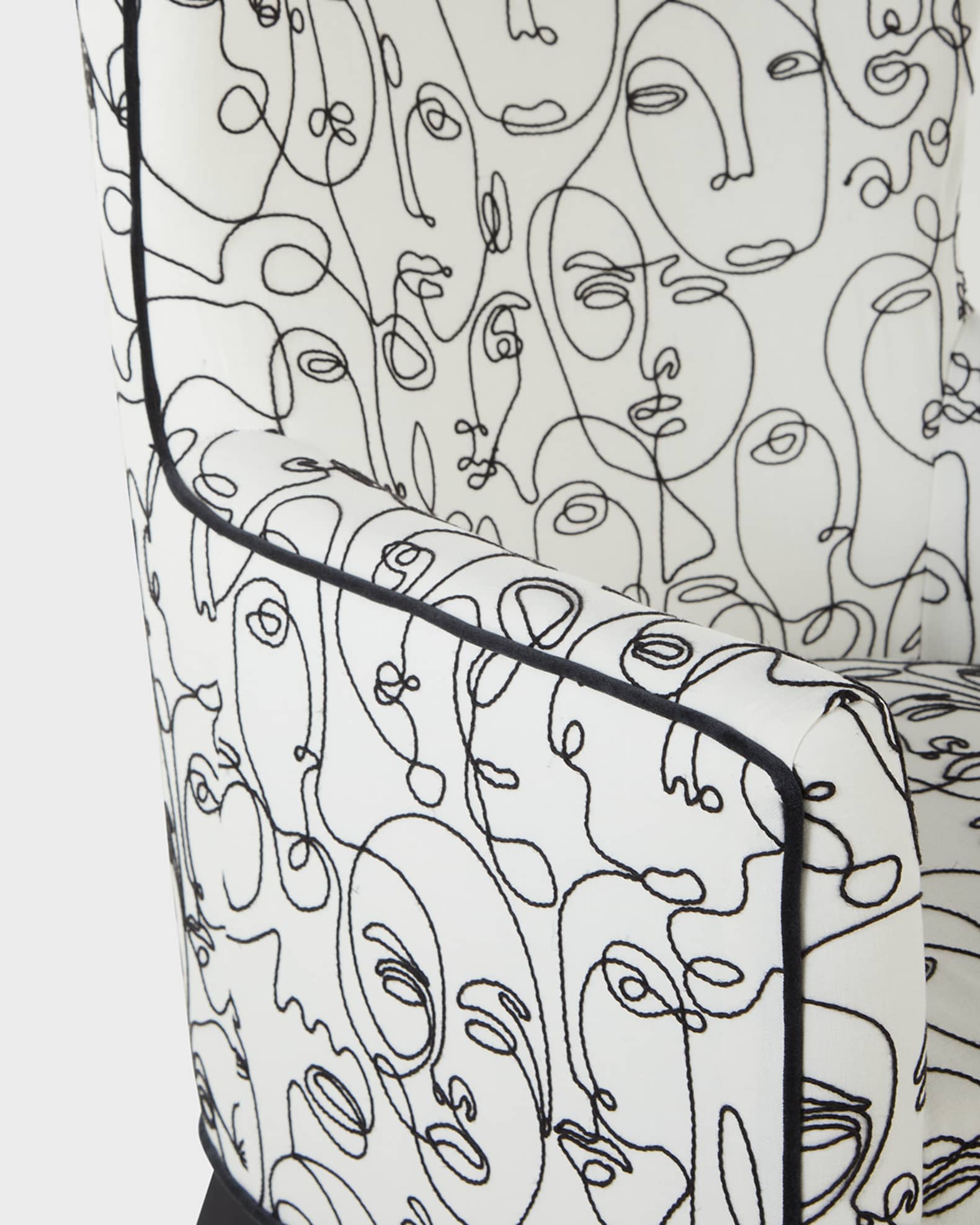 Massoud Koah Wing Chair | Neiman Marcus