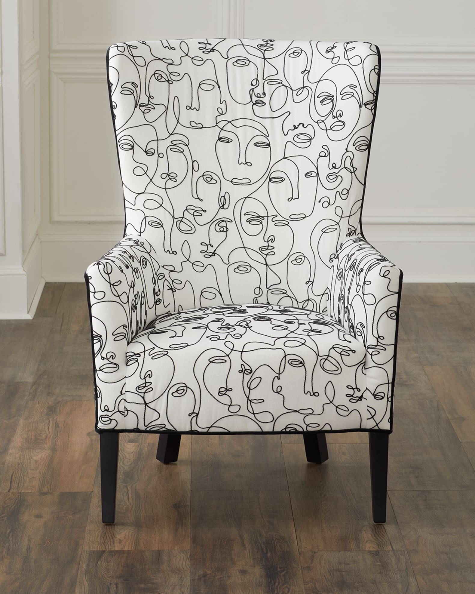 Massoud Koah Wing Chair | Neiman Marcus