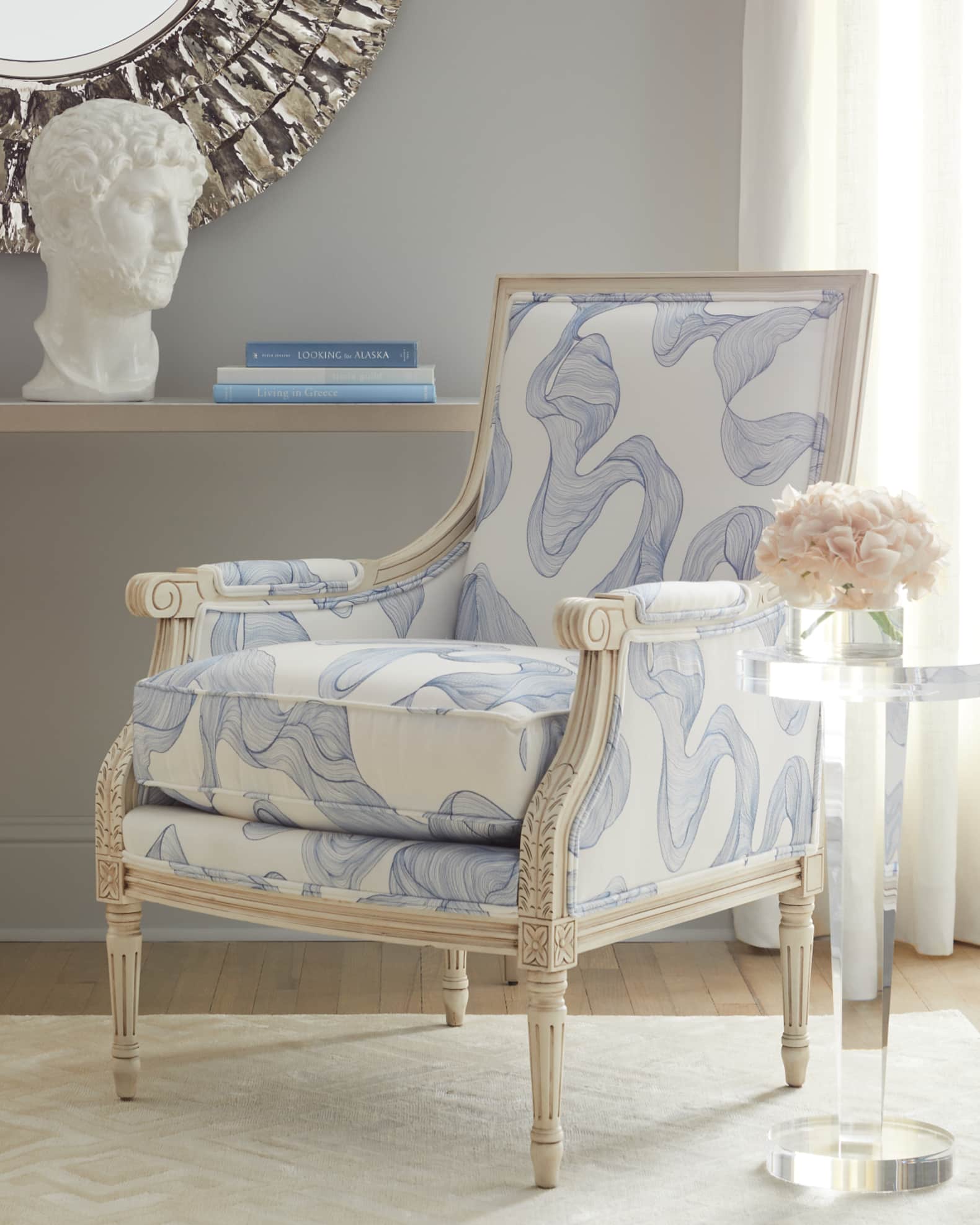 Massoud Reefe Accent Chair | Neiman Marcus