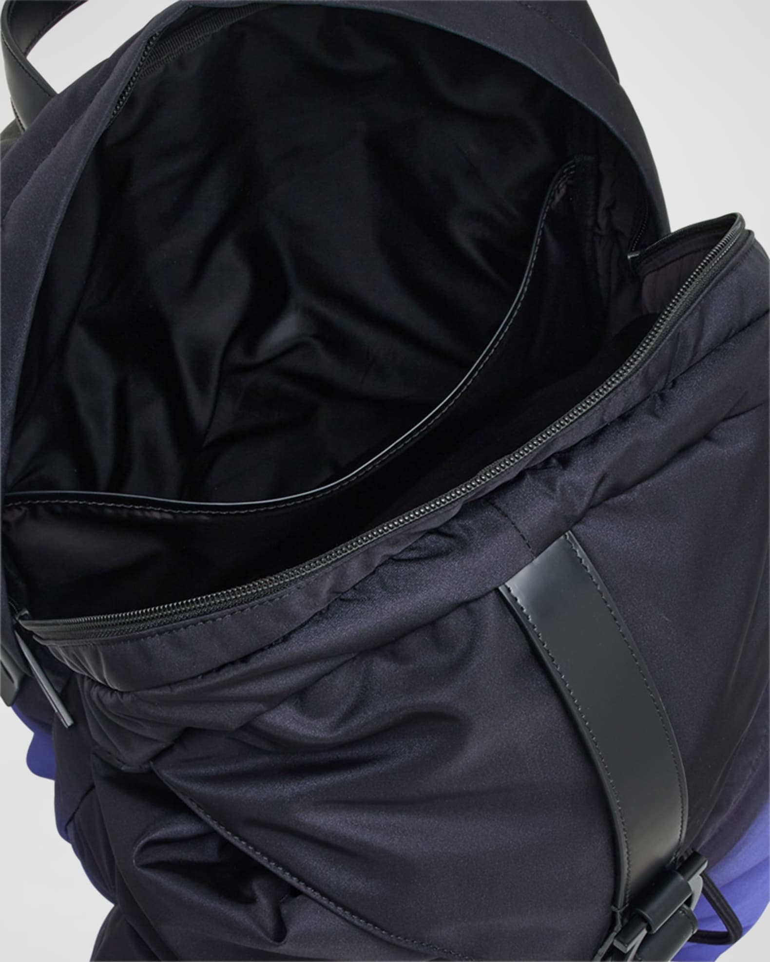 Ferragamo Men's Gancio Medium Nylon Backpack | Neiman Marcus