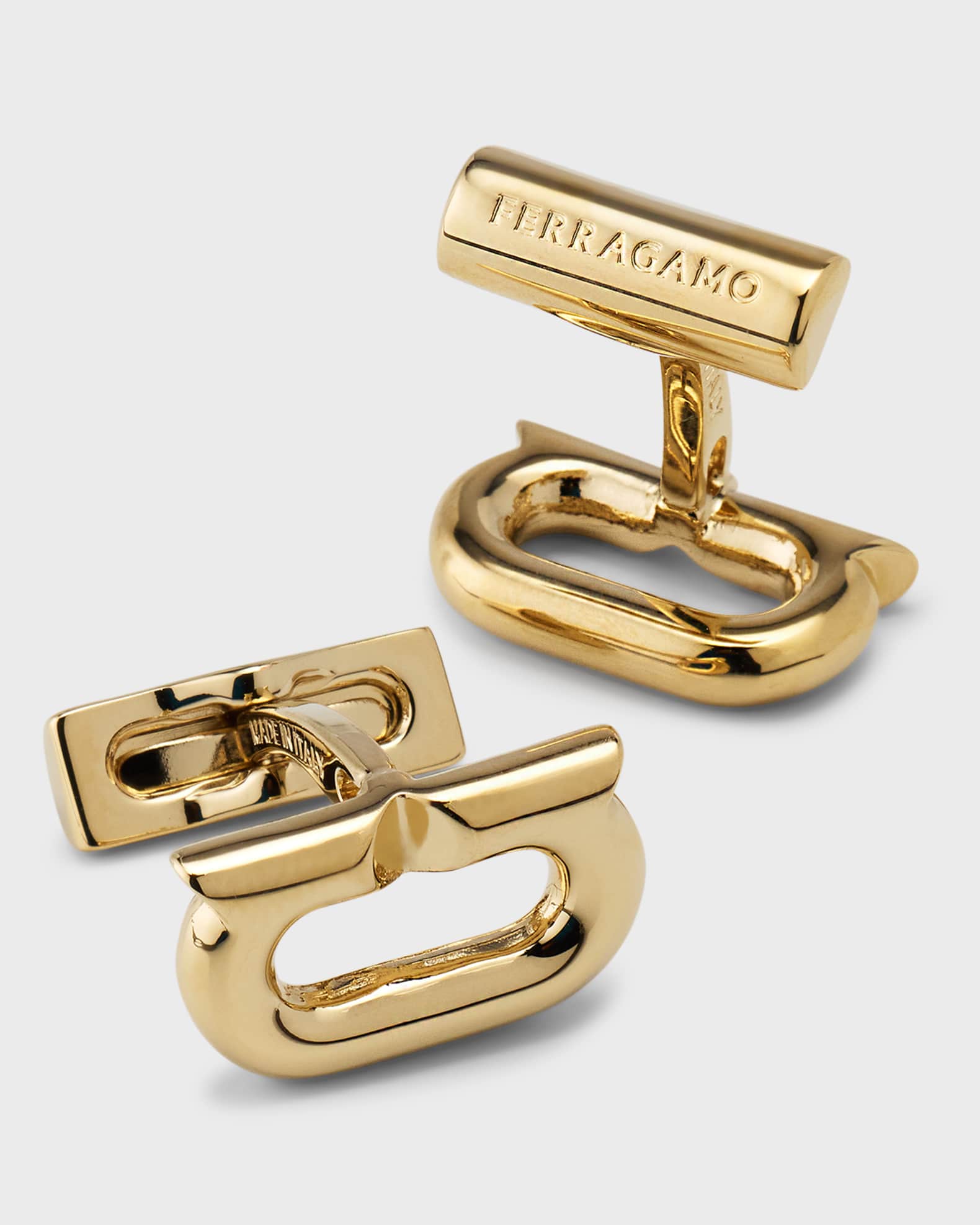 Ferragamo Men's Gancini Cufflinks | Neiman Marcus