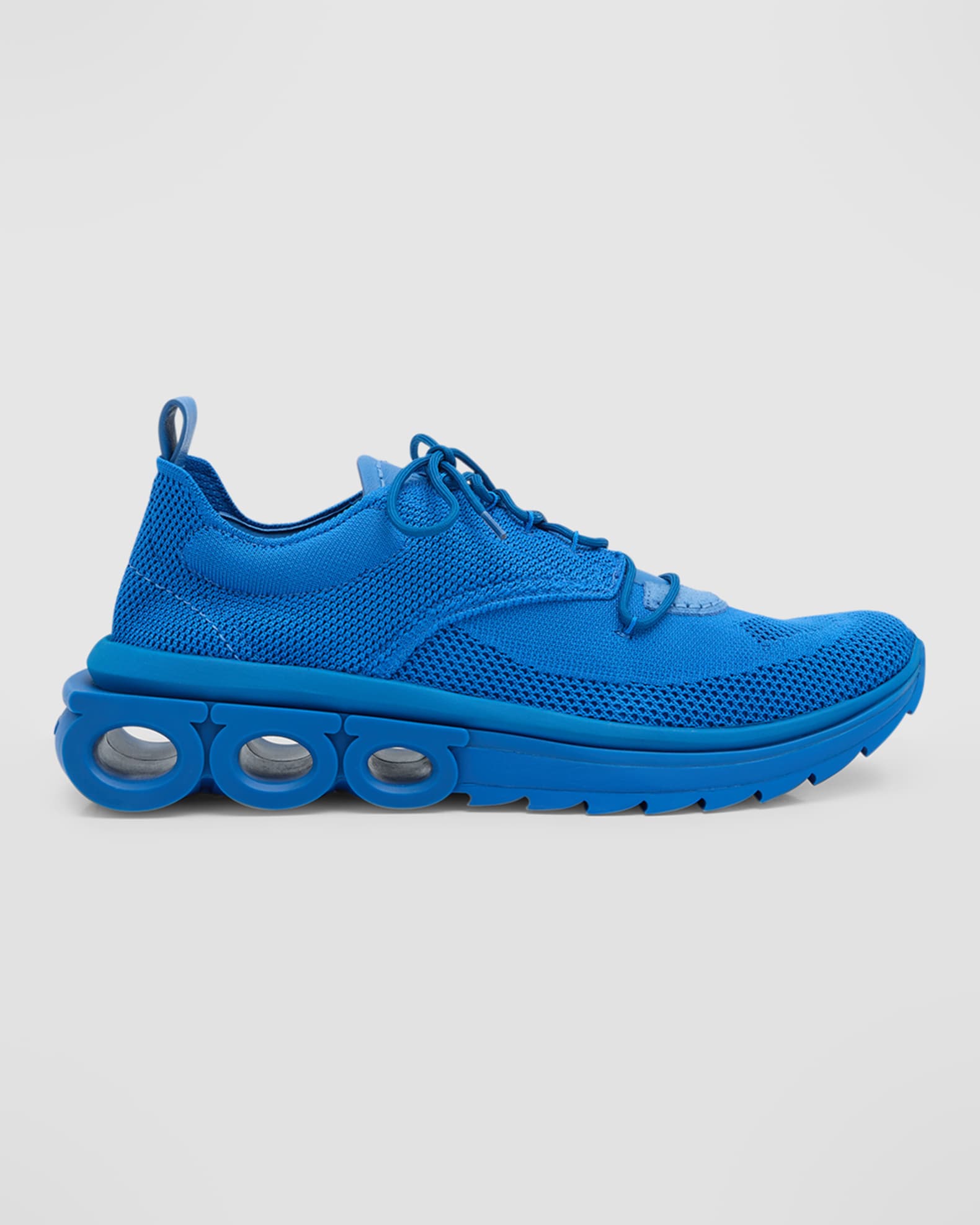 Ferragamo Men's Nima Knit Runner Sneakers | Neiman Marcus