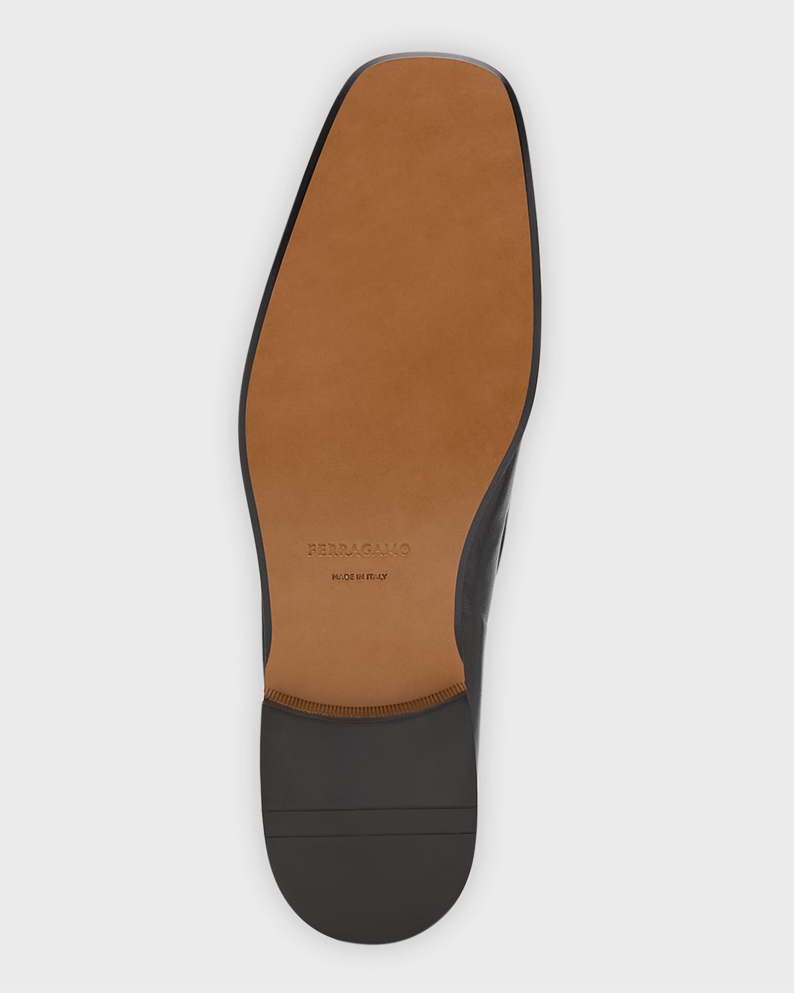 Ferragamo Men's Fedro Gancini Leather Loafers | Neiman Marcus