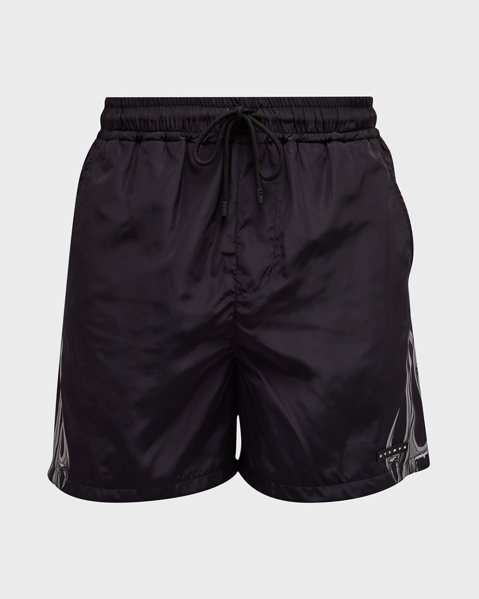 Stampd Men's Chrome Flame Swim Trunks | Neiman Marcus