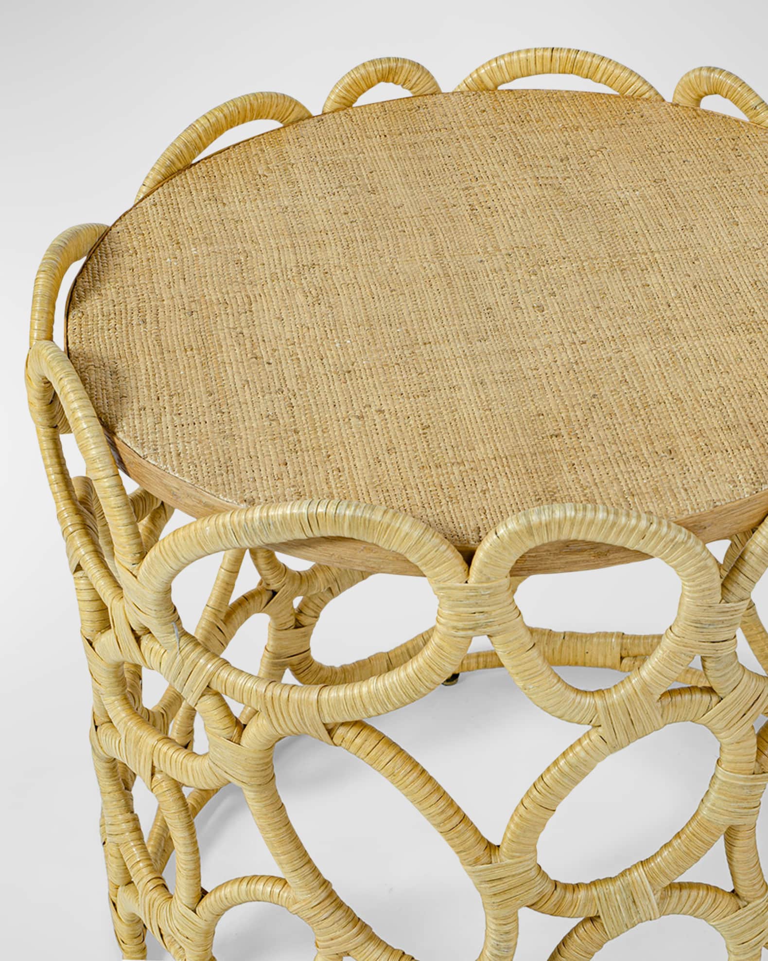 Palecek Ella Natural Side Table | Neiman Marcus