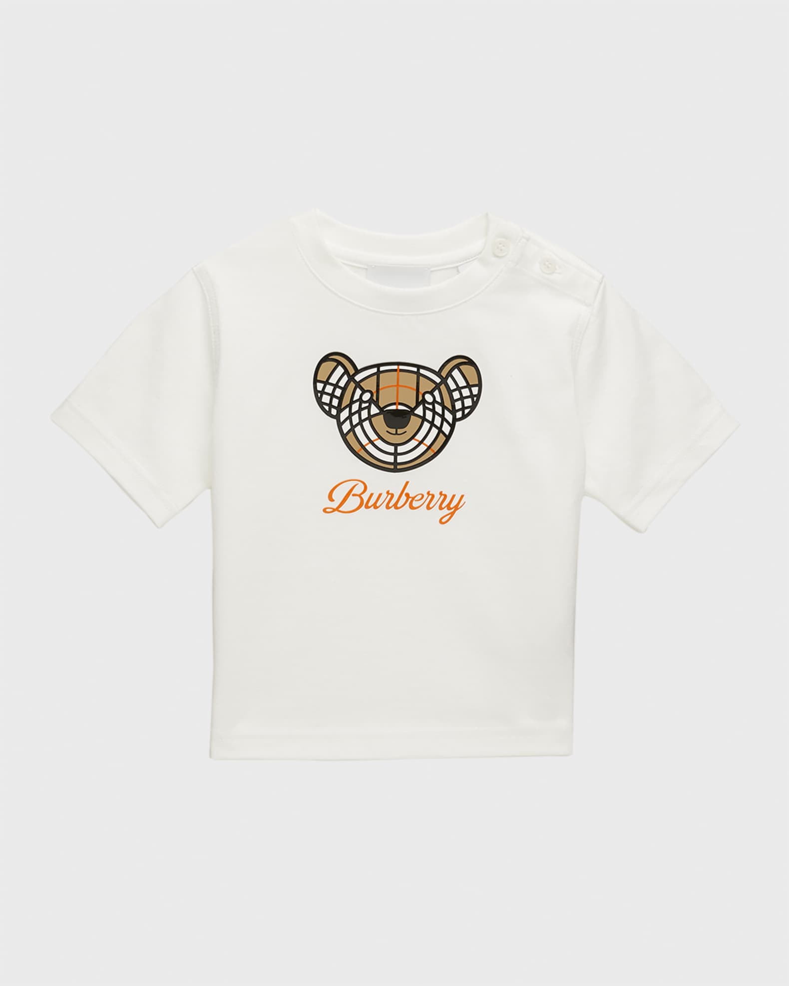 Burberry Kid's Roscoe Teddy Bear-Print T-Shirt, Size 6M-2 | Neiman Marcus