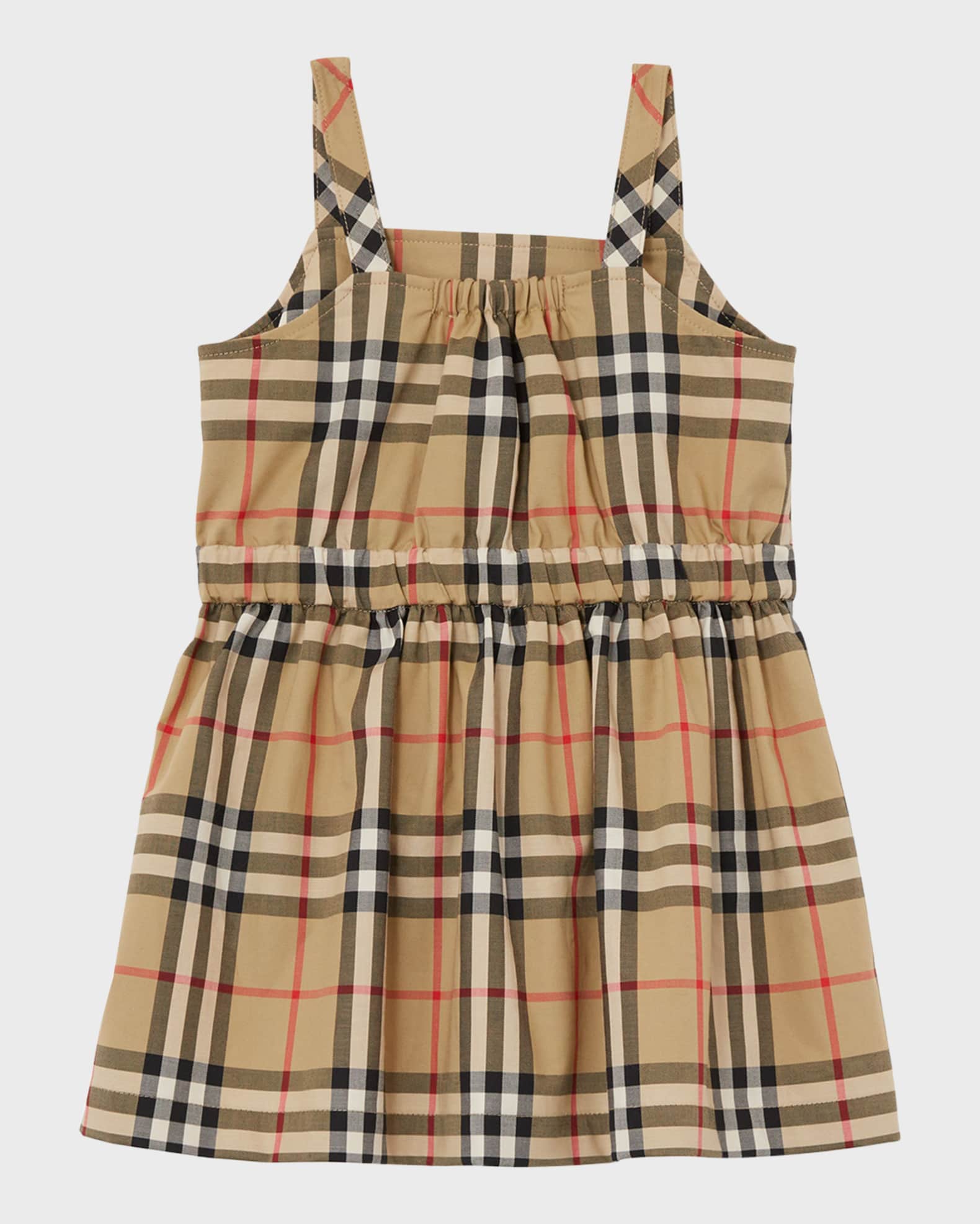 Burberry Girl's Sigourney Vintage Check-Print Dress, Size 6M-2 | Neiman Marcus