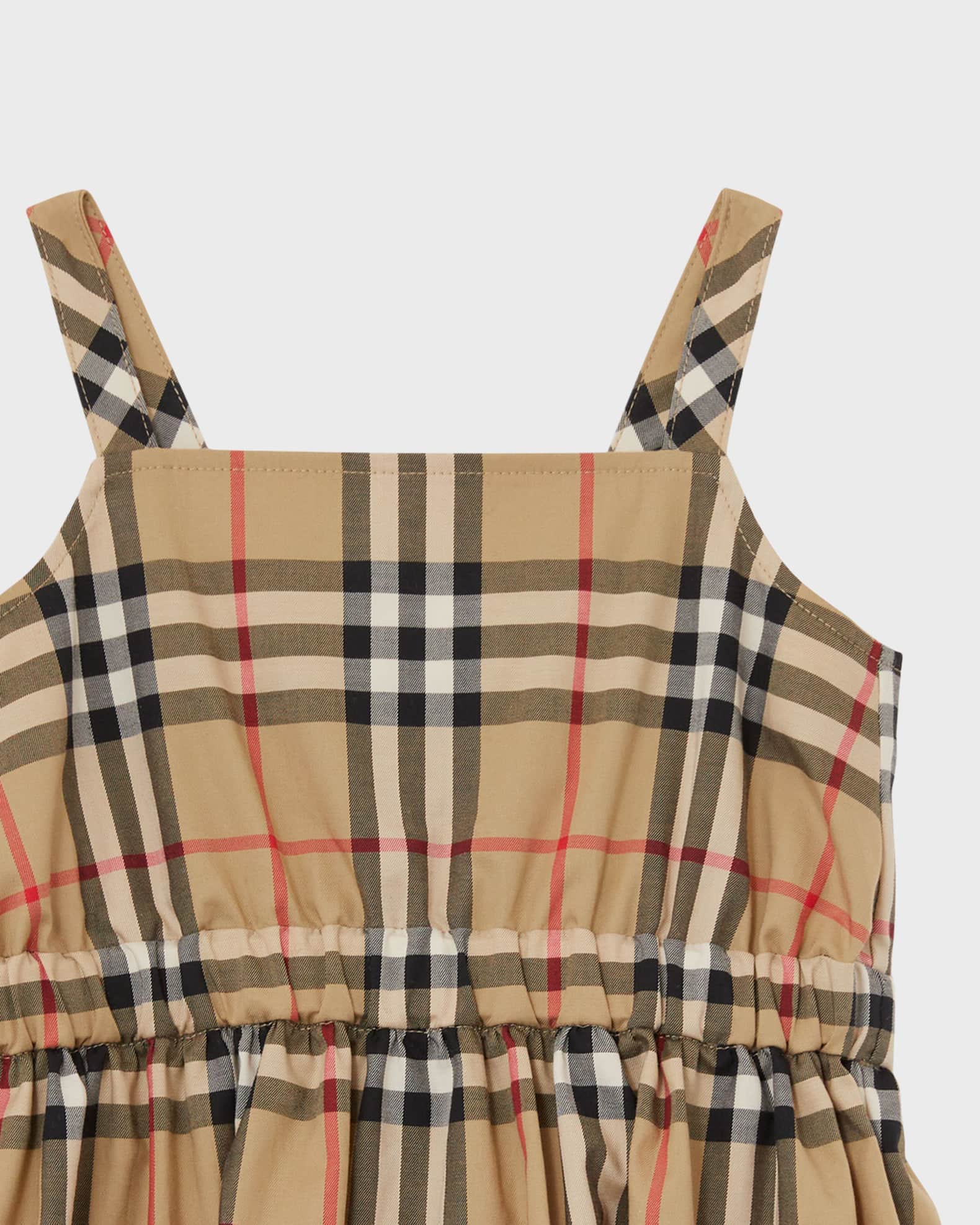 Burberry Girl's Sigourney Vintage Check-Print Dress, Size 6M-2 | Neiman Marcus