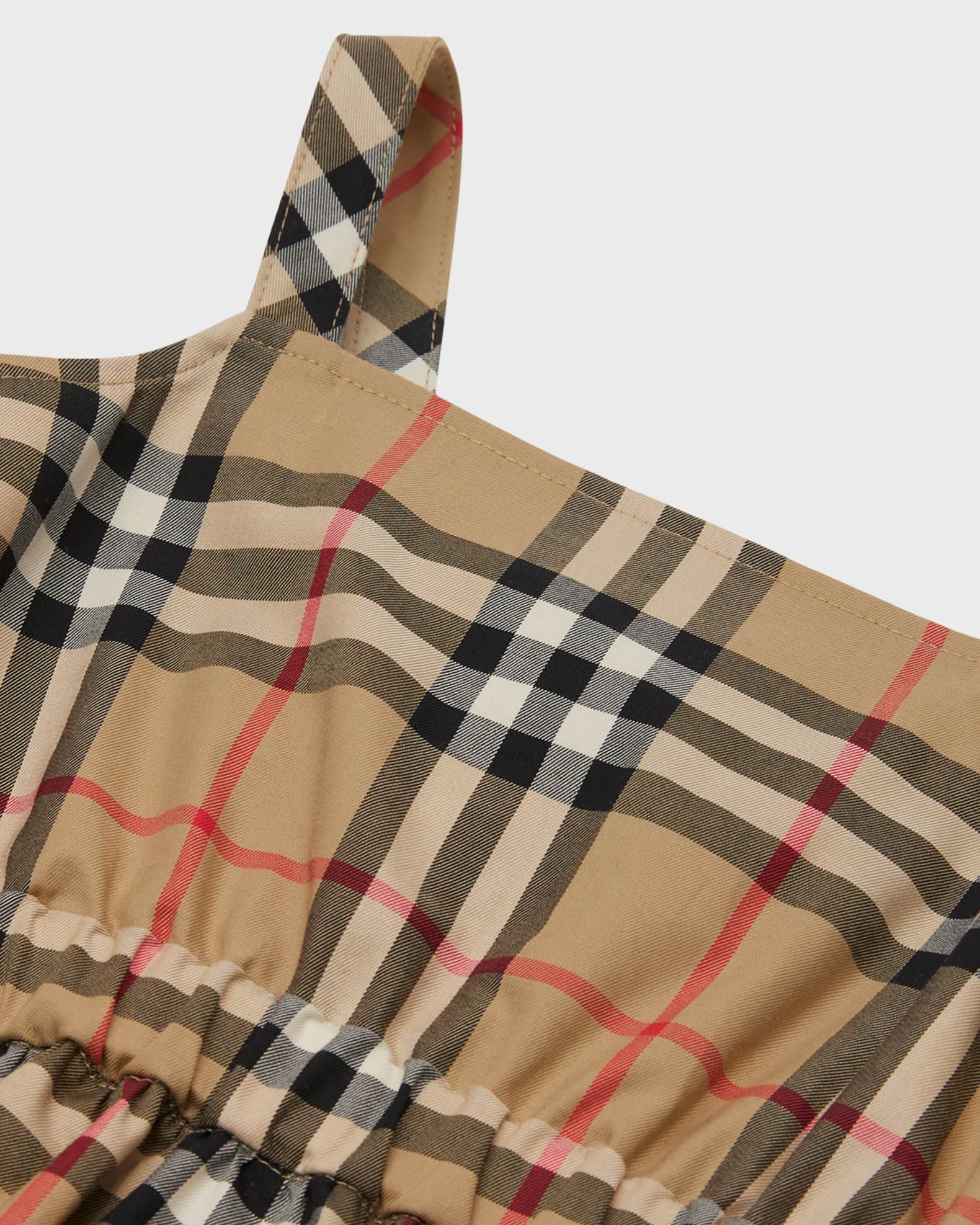 Burberry Girl's Sigourney Vintage Check-Print Dress, Size 6M-2 | Neiman Marcus