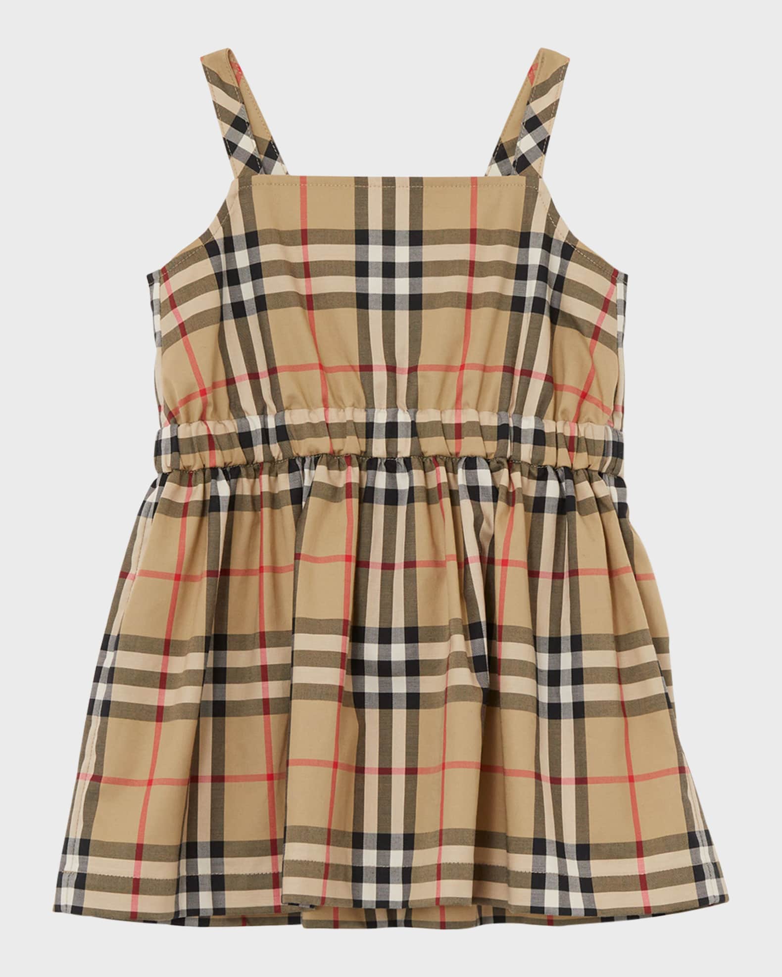 Burberry Girl's Sigourney Vintage Check-Print Dress, Size 6M-2 | Neiman Marcus