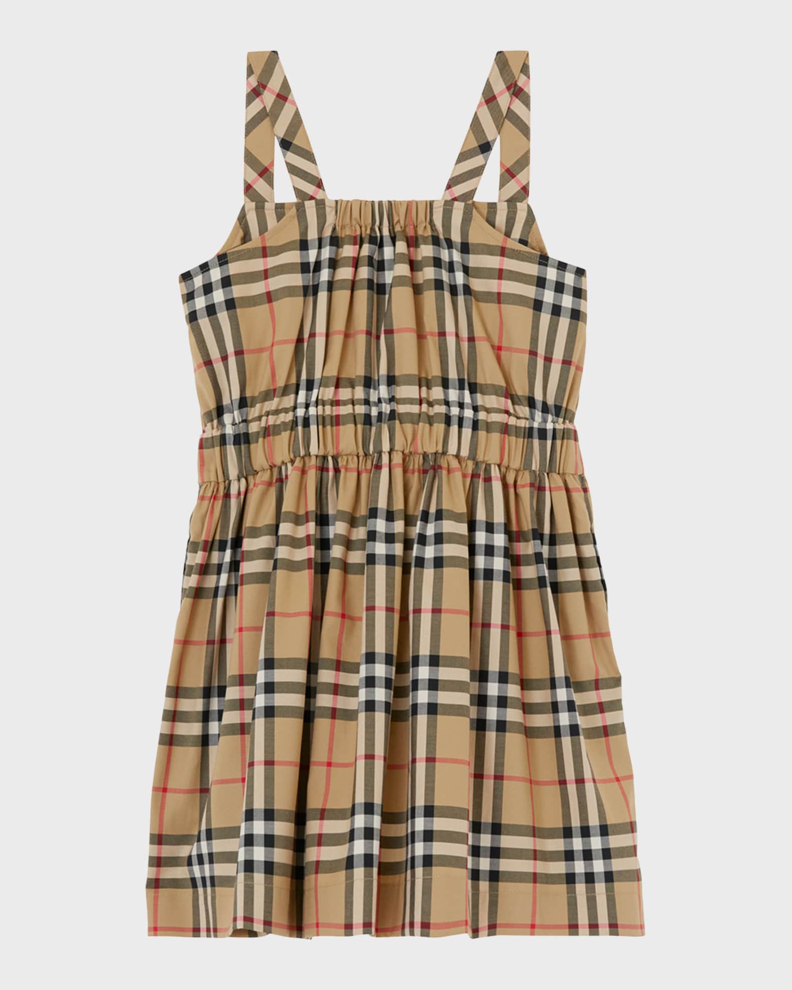 Girl's Sigourney Vintage Check-Print Dresses | Neiman Marcus