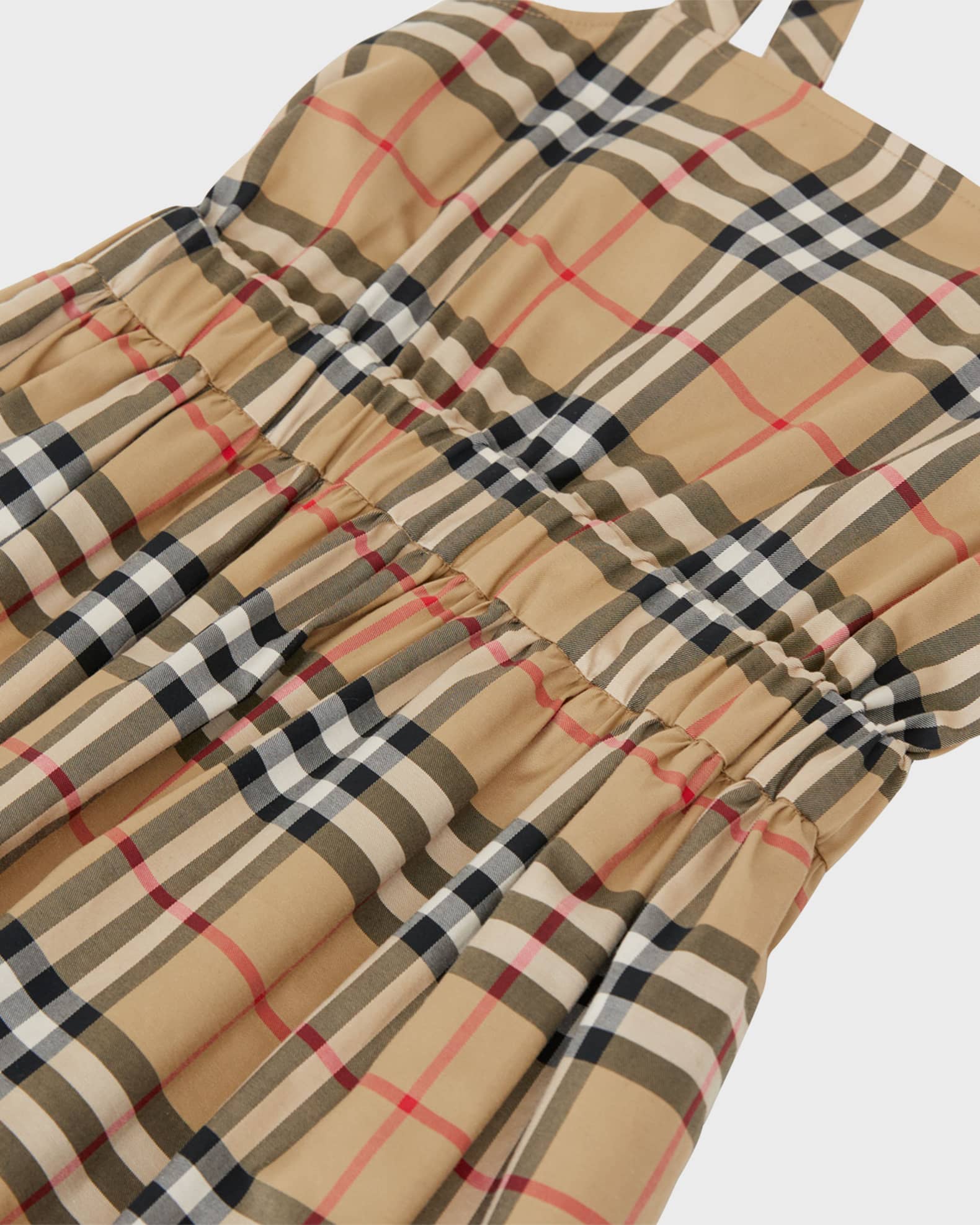 Girl's Sigourney Vintage Check-Print Dresses | Neiman Marcus