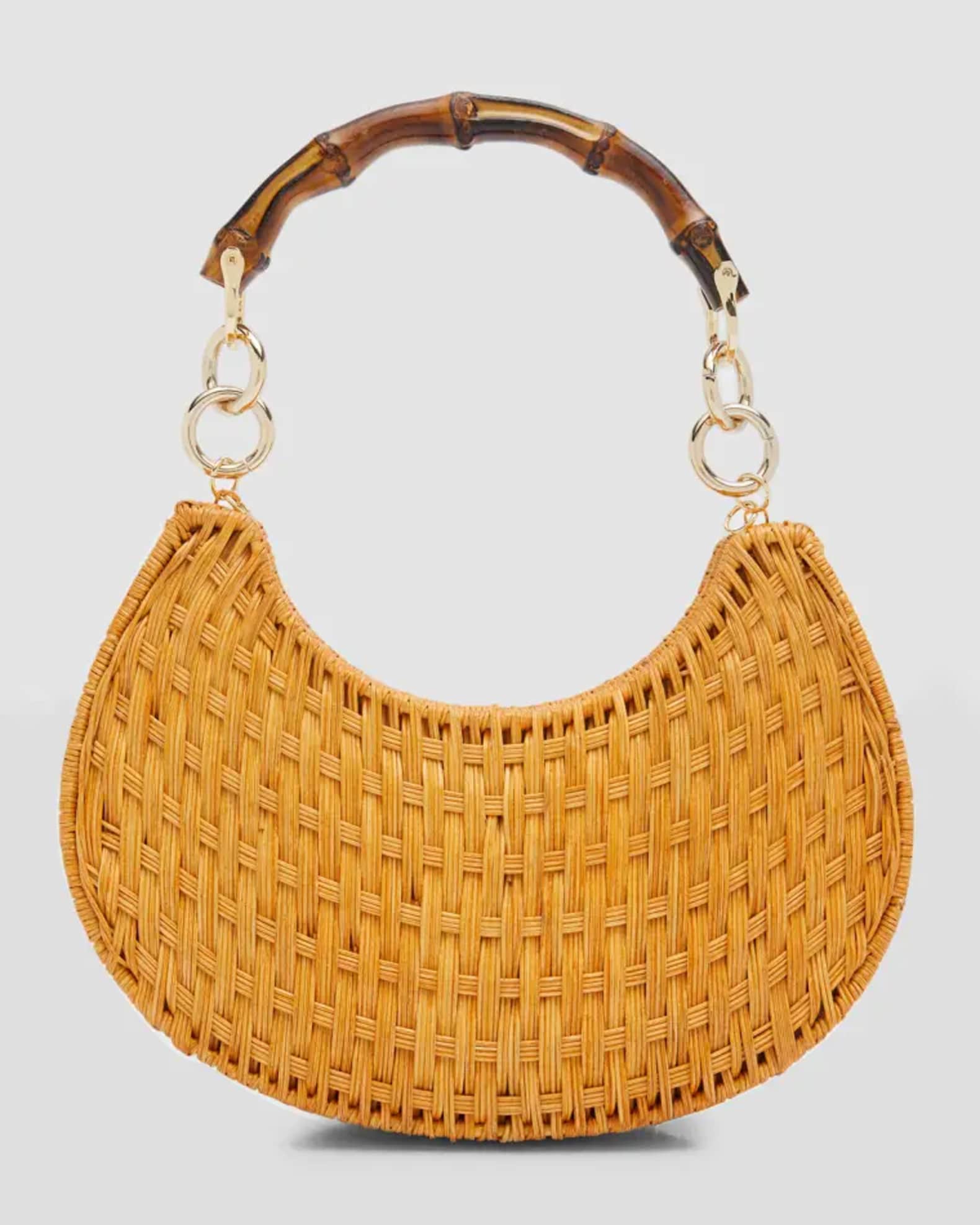 Serpui Joy Wicker Shoulder Bag | Neiman Marcus