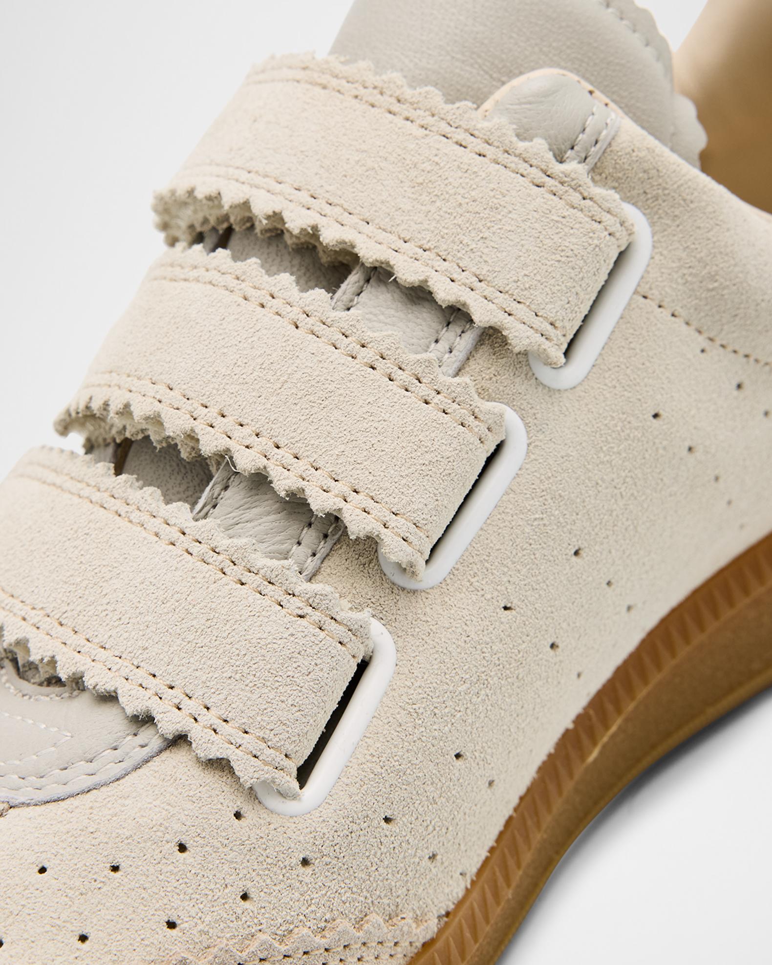 Isabel Marant Beth Mixed Leather Triple-Grip Sneakers | Neiman Marcus