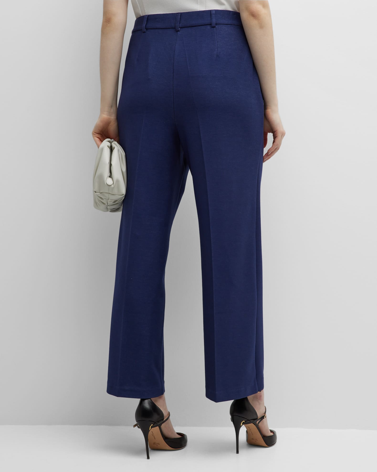 CAPSULE 121 Plus Size The Aluda Cropped High-Rise Pants | Neiman Marcus