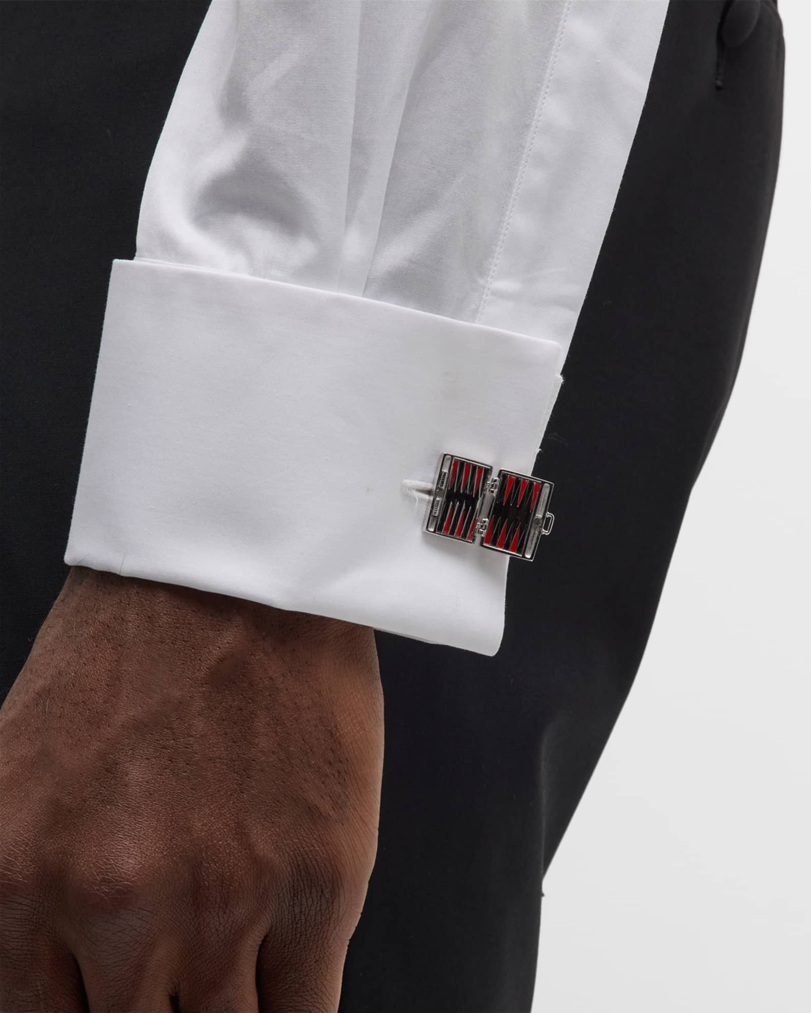 Jan Leslie Men's Backgammon Cufflinks | Neiman Marcus