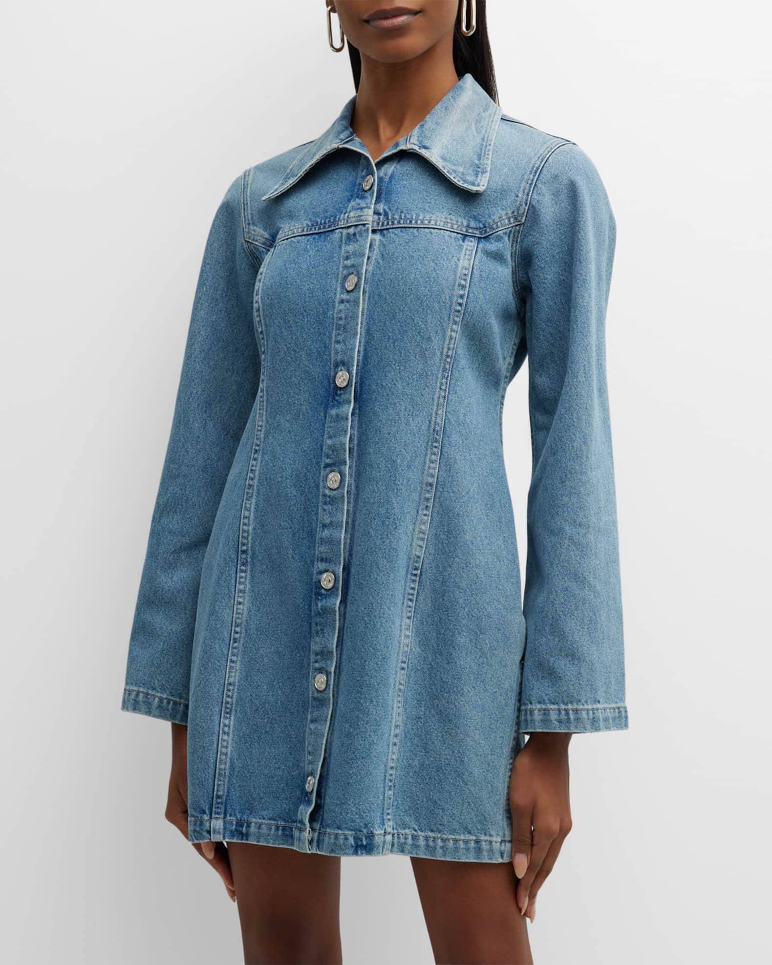 Citizens of Humanity Danni Denim Mini Dress | Neiman Marcus