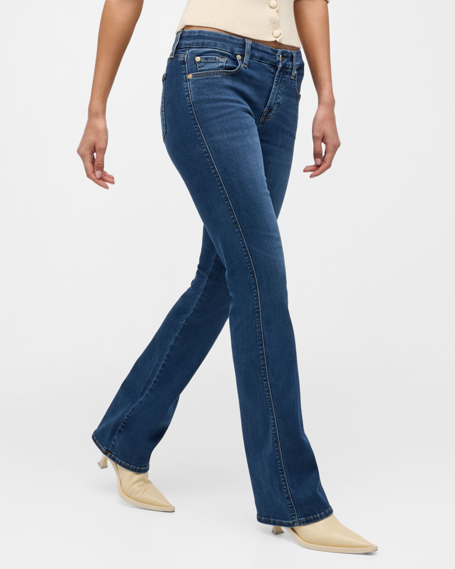 7 for all mankind Kimmie Bootcut Jeans | Neiman Marcus