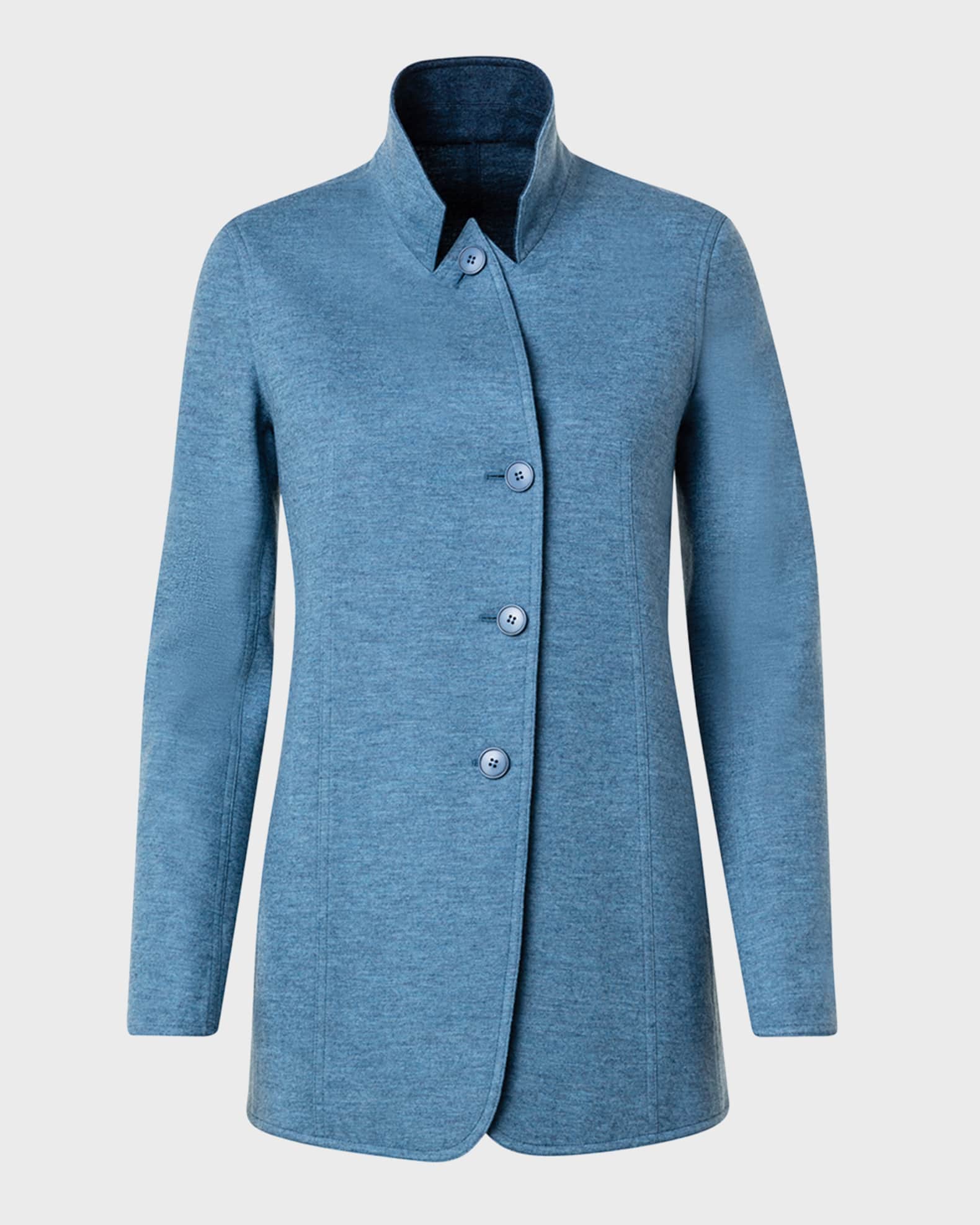 Akris Liam Cashmere Reversible Jacket | Neiman Marcus