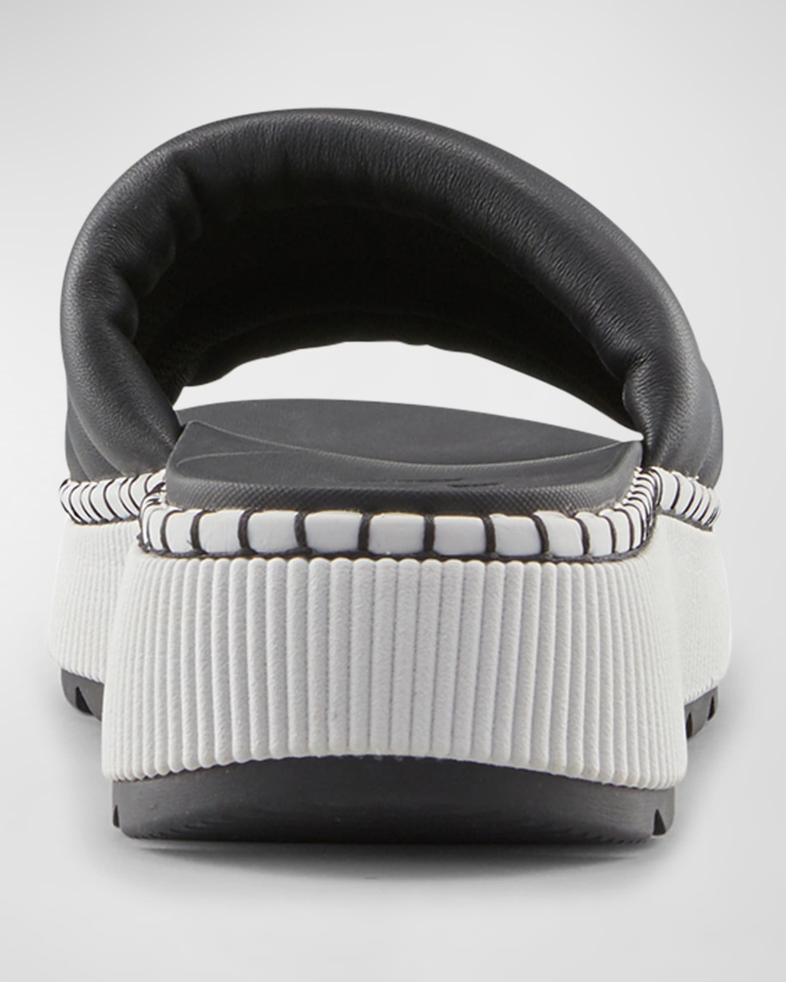 Cougar Soprato Platform Leather Slides | Neiman Marcus