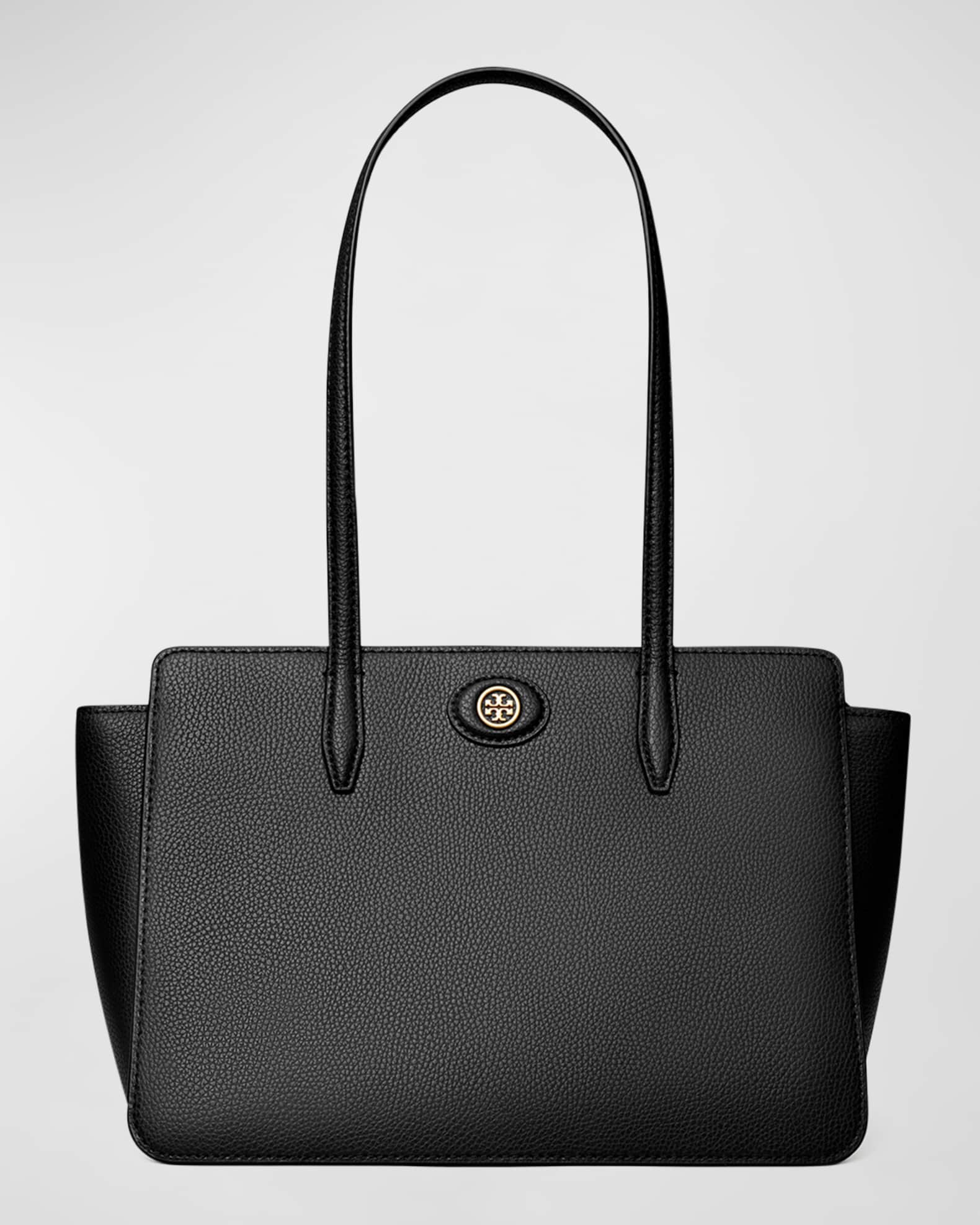 Tory Burch Small Robinson Pebbled Leather Tote Bag | Neiman Marcus