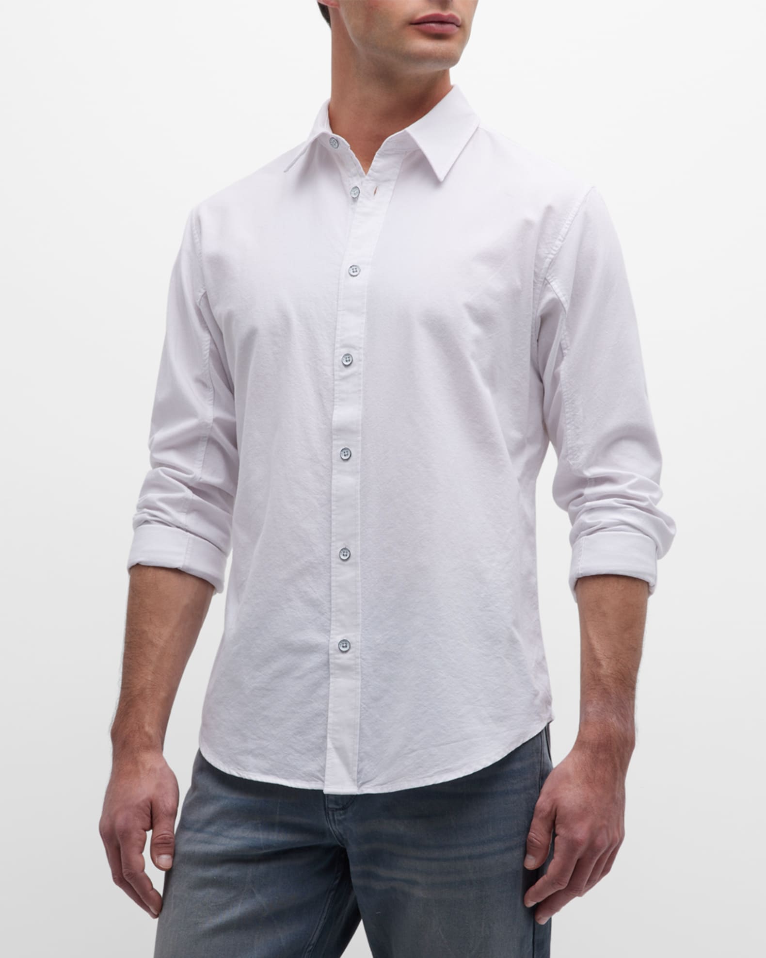 Rag & Bone Men's Fit 2 Engineered Oxford Sport Shirt | Neiman Marcus