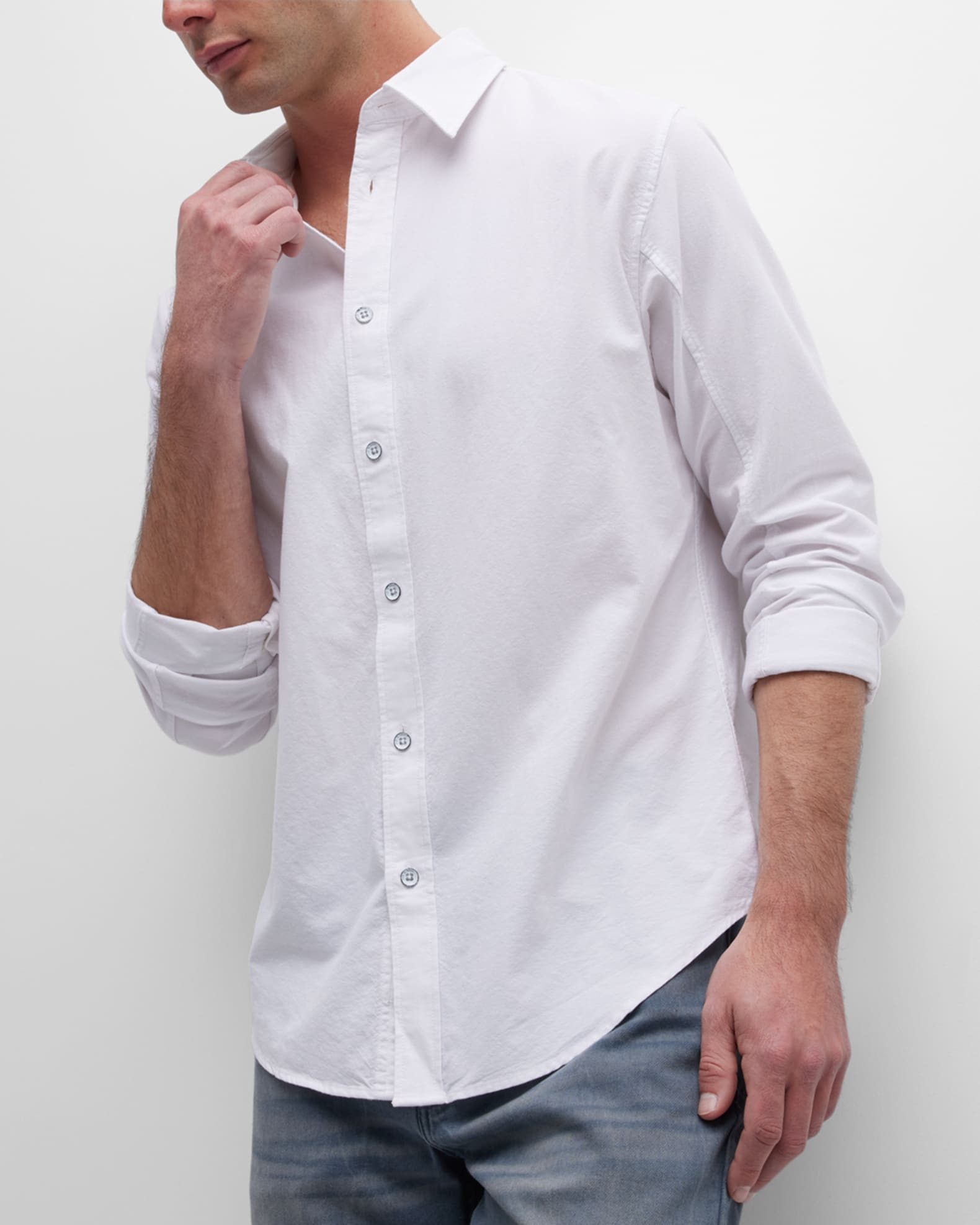 Rag & Bone Men's Fit 2 Engineered Oxford Sport Shirt | Neiman Marcus