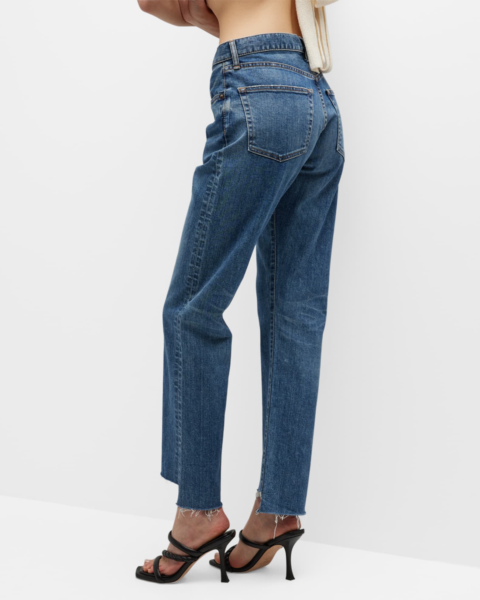 MOUSSY VINTAGE Harris Straight Step Hem Jeans | Neiman Marcus