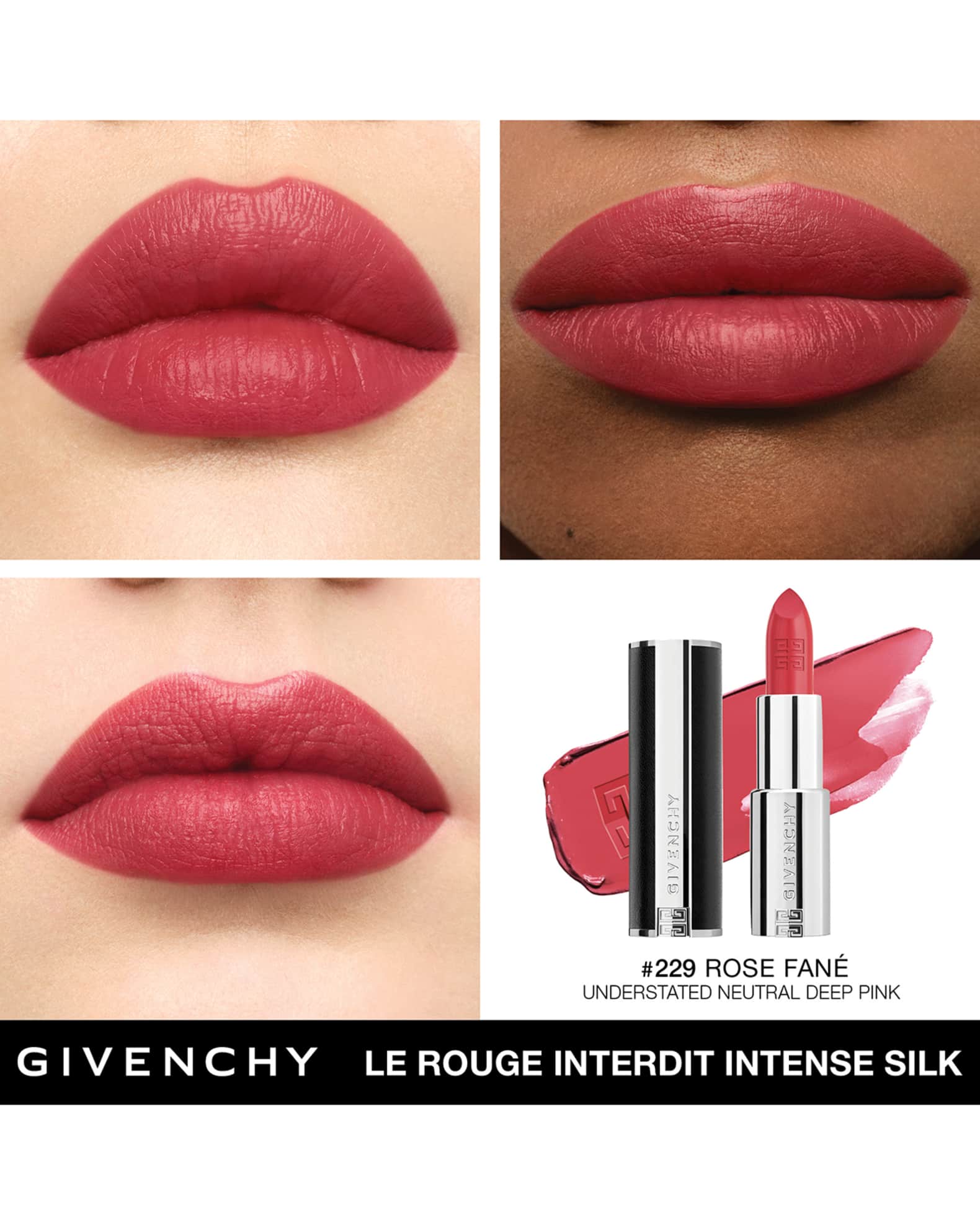Givenchy Le Rouge Interdit Intense Silk Lipstick | Neiman Marcus